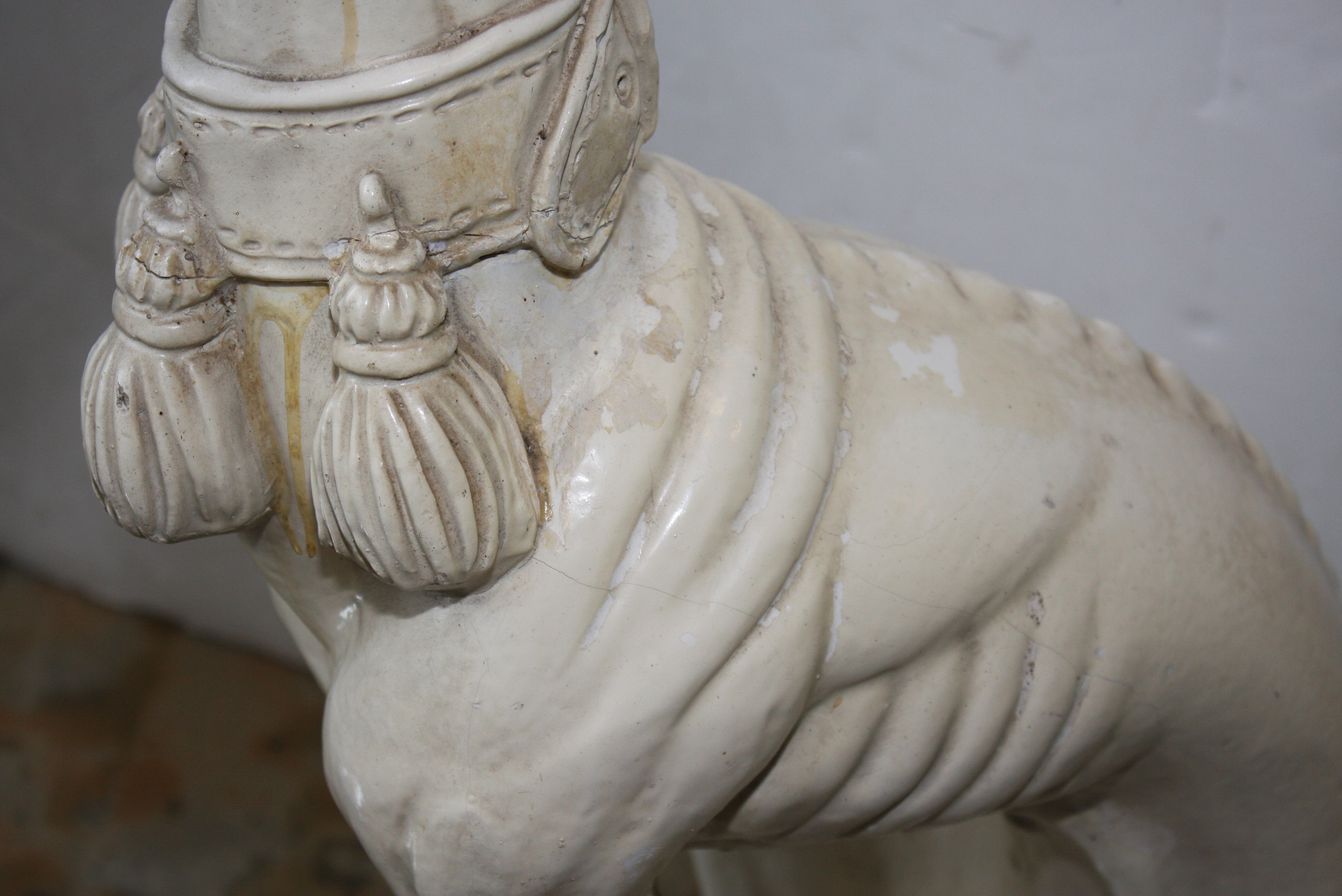 Plaster Greyhound Sculpture | EBTH