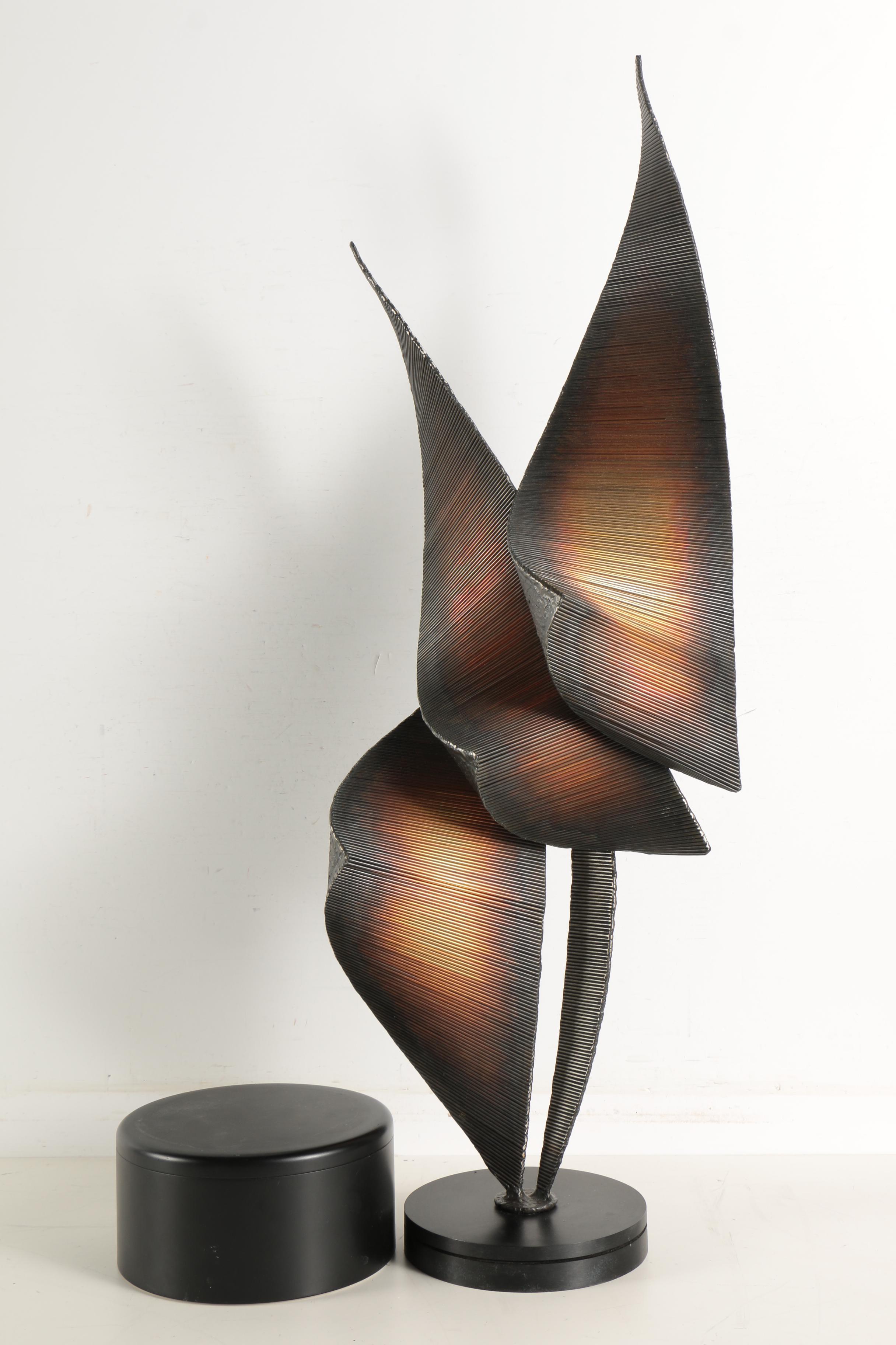 John Roper Iron Alloy Abstract Sculpture | EBTH