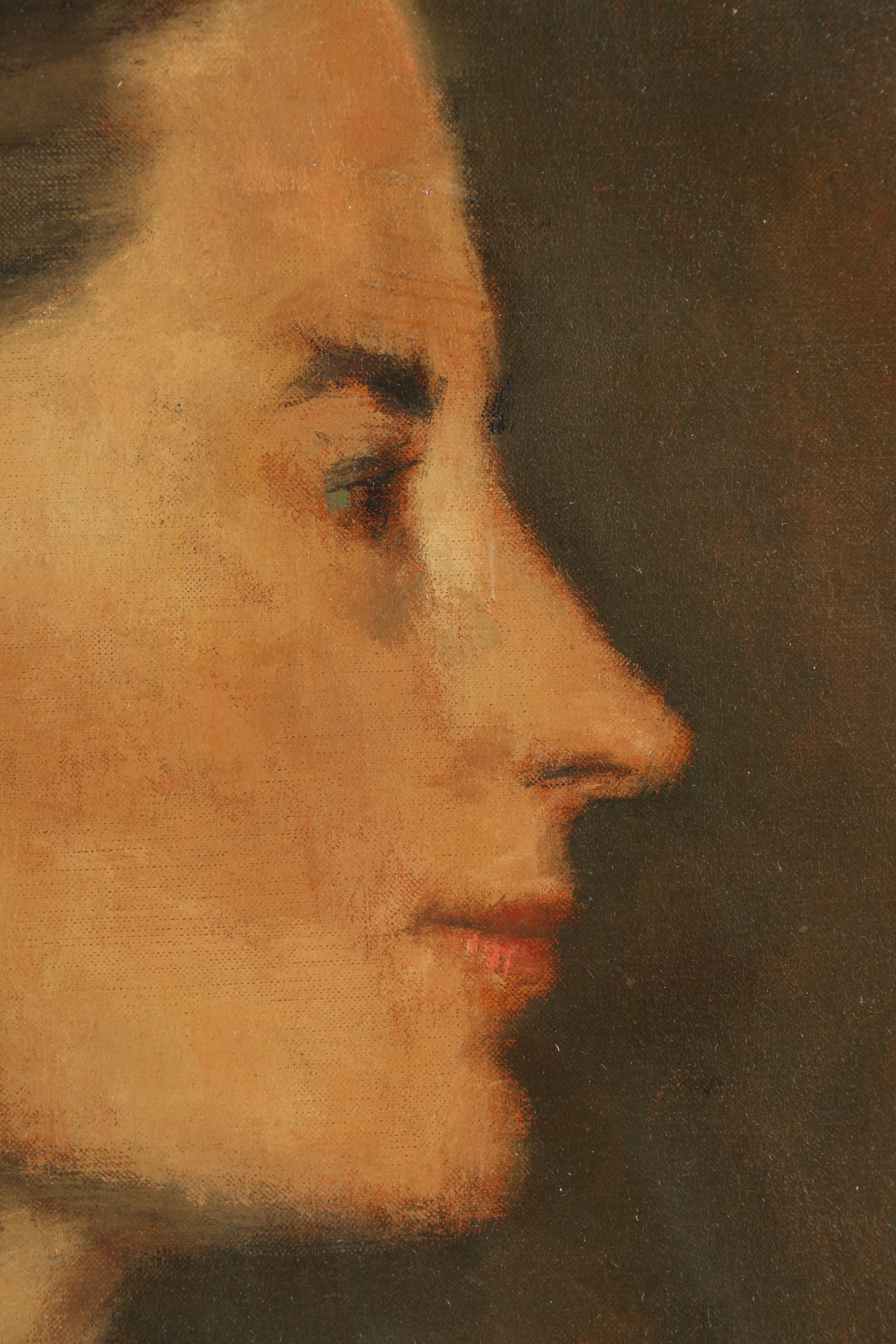 Alexander Brook Portrait Oil Painting on Canvas | EBTH