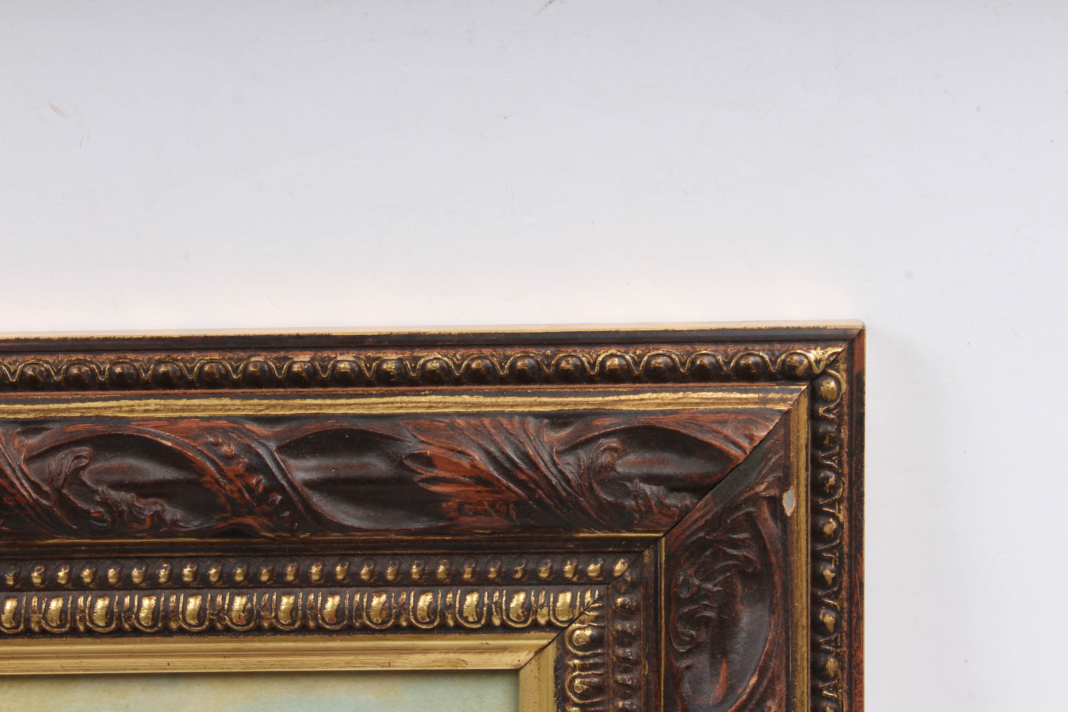 P. Rolence Folk Art Print on Board of Himalayan Rabbits Eating Cabbage ...