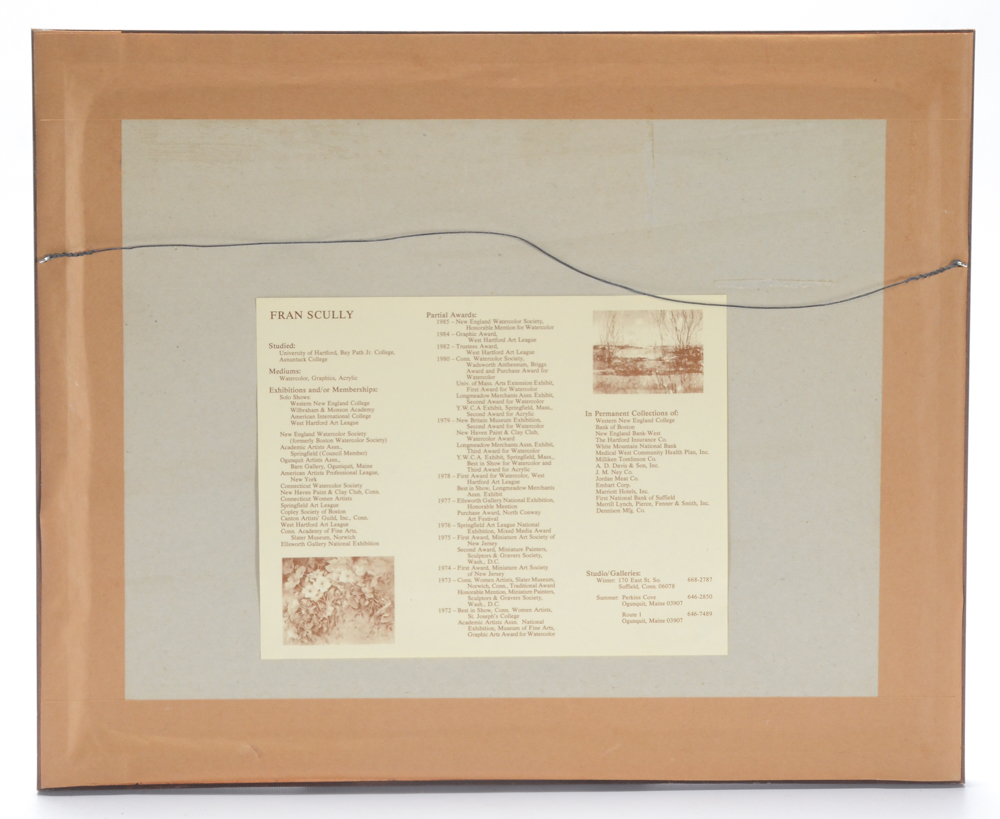 Fran Scully Limited Edition Etching "Marginal Way I" | EBTH