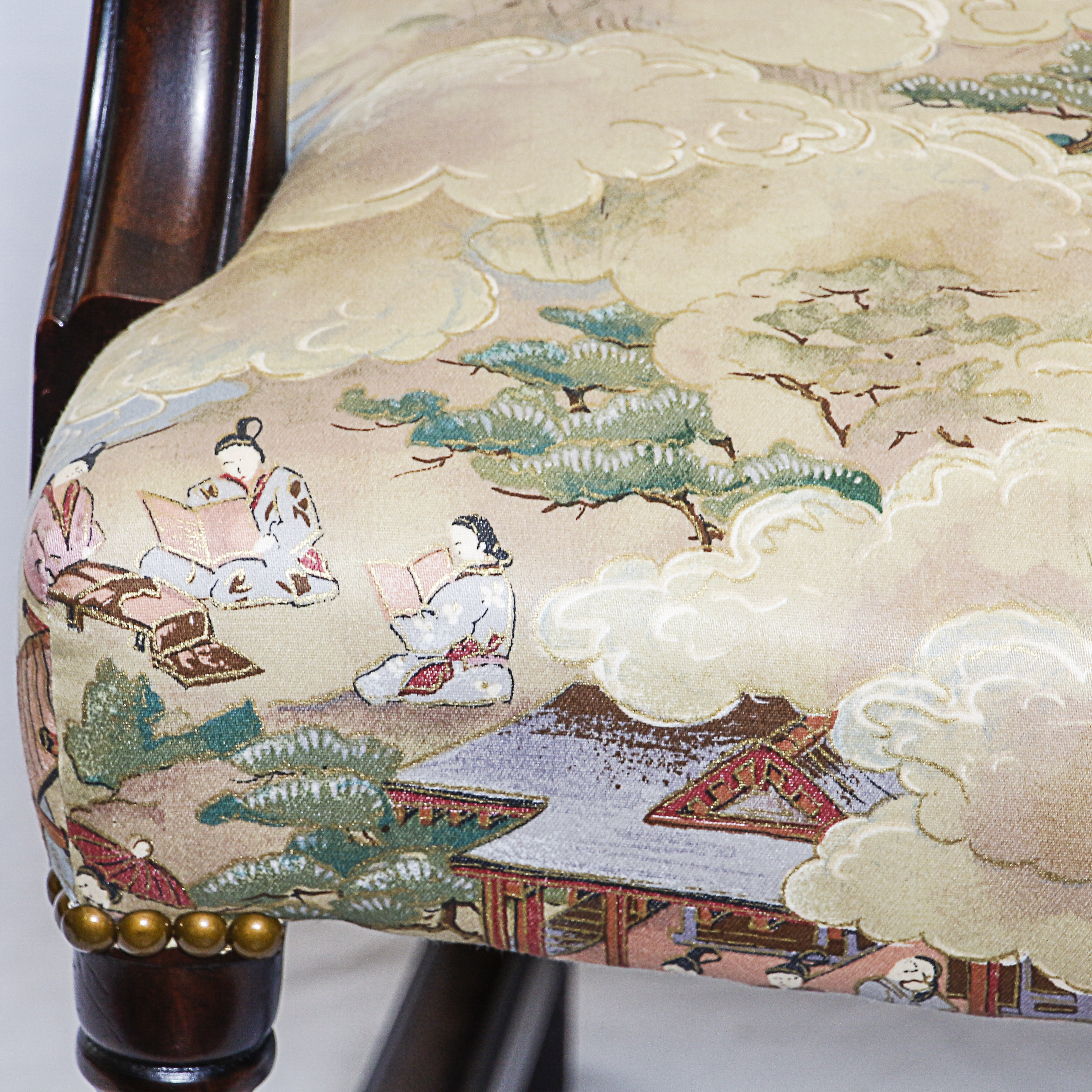 Vintage Asian Inspired Accent Chair | EBTH