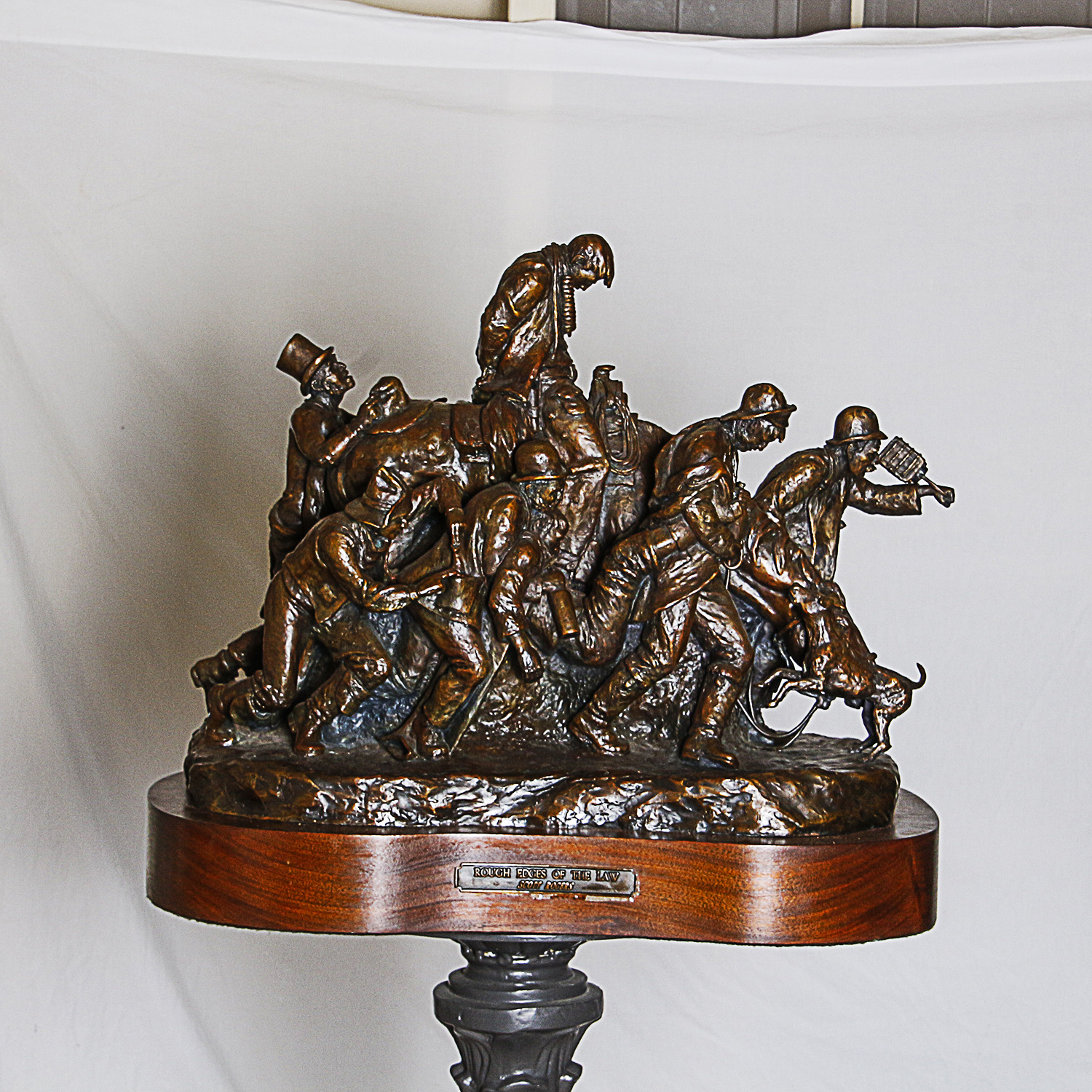 Scott Rogers Artist's Proof Bronze Sculpture "Justice Poured from the ...