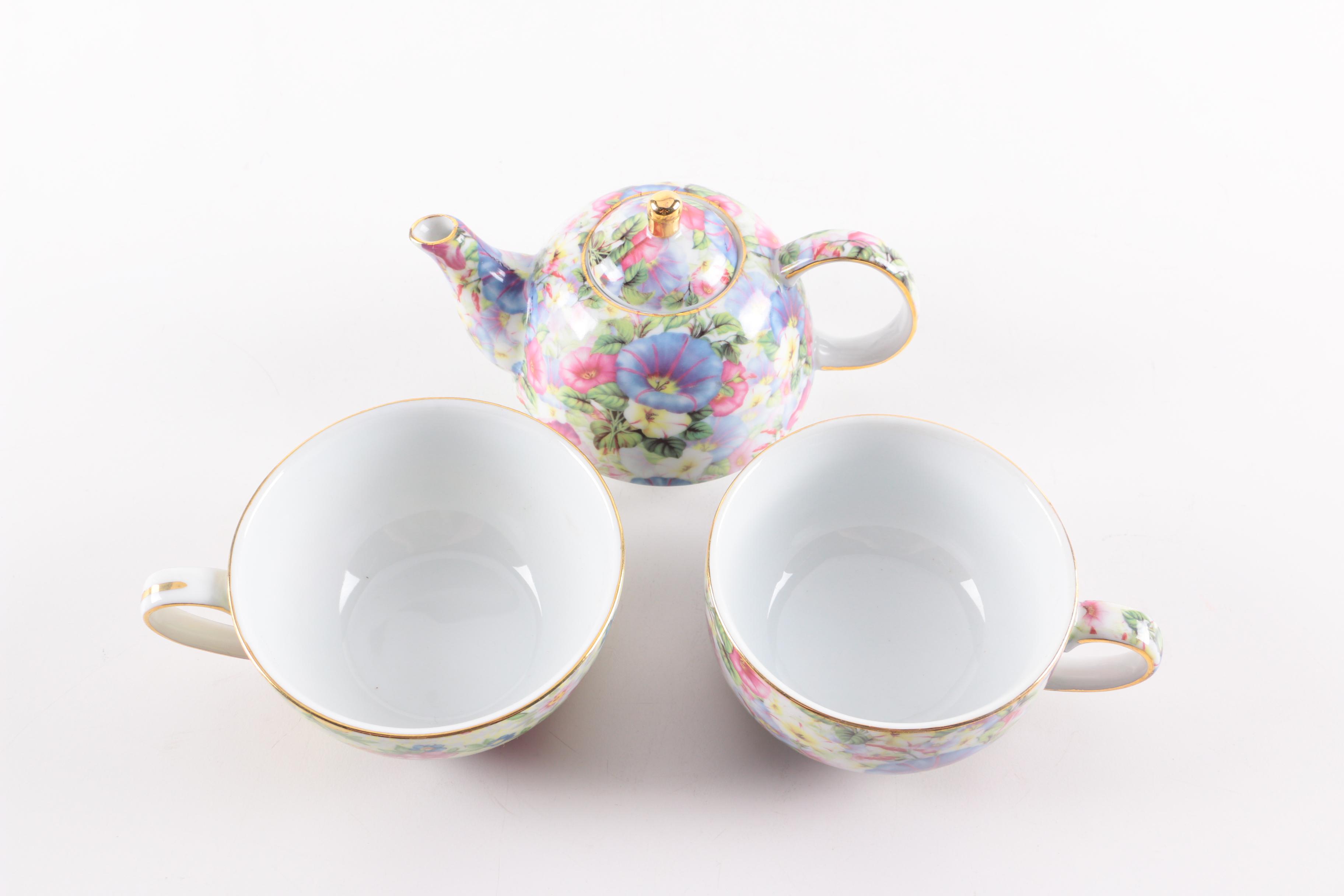 Floral Porcelain Tea Service | EBTH