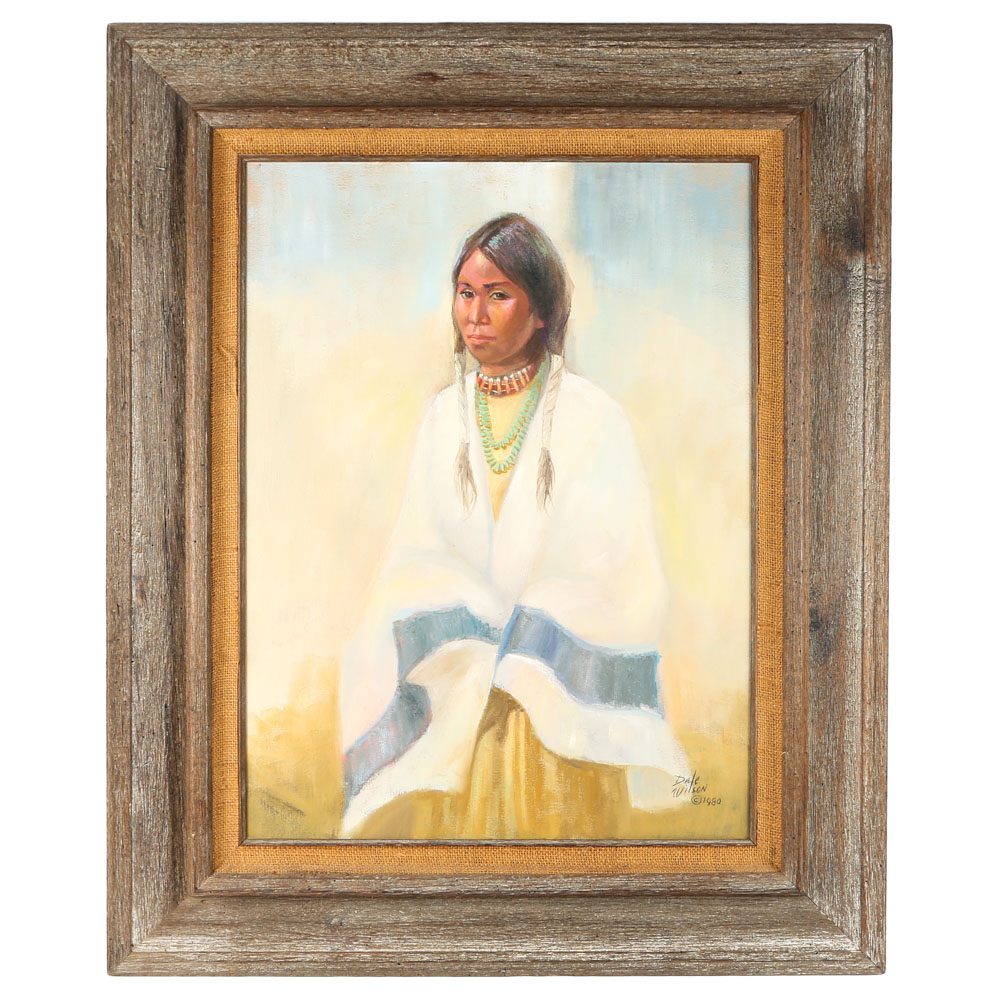 Dale Wilson Original Oil Painting on Canvas | EBTH