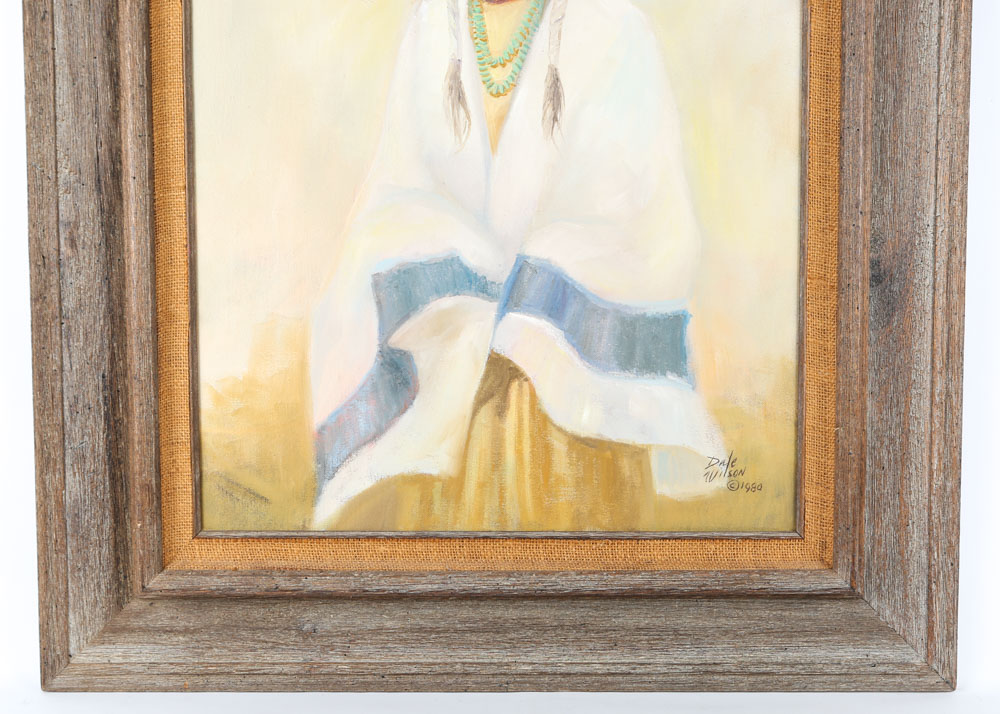 Dale Wilson Original Oil Painting on Canvas | EBTH