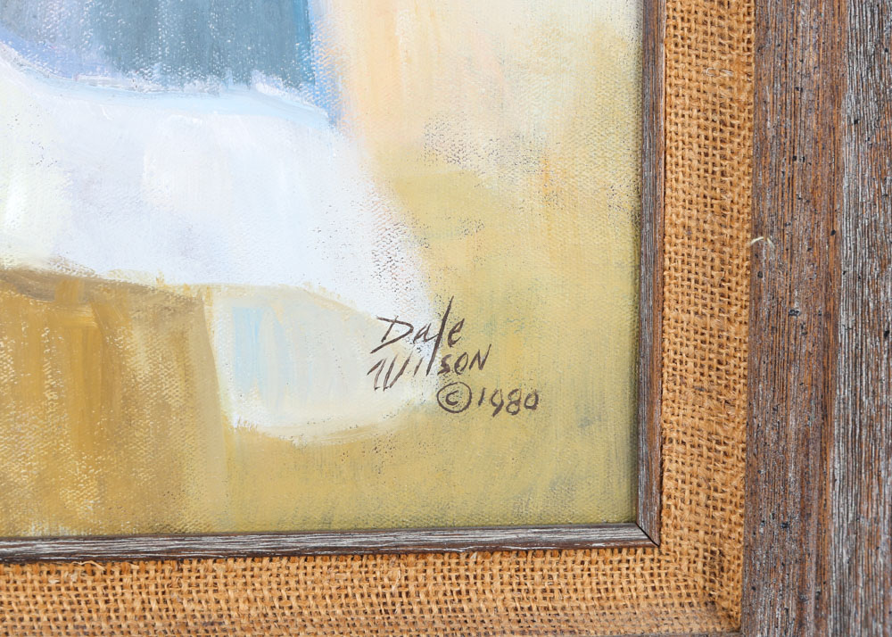 Dale Wilson Original Oil Painting on Canvas | EBTH