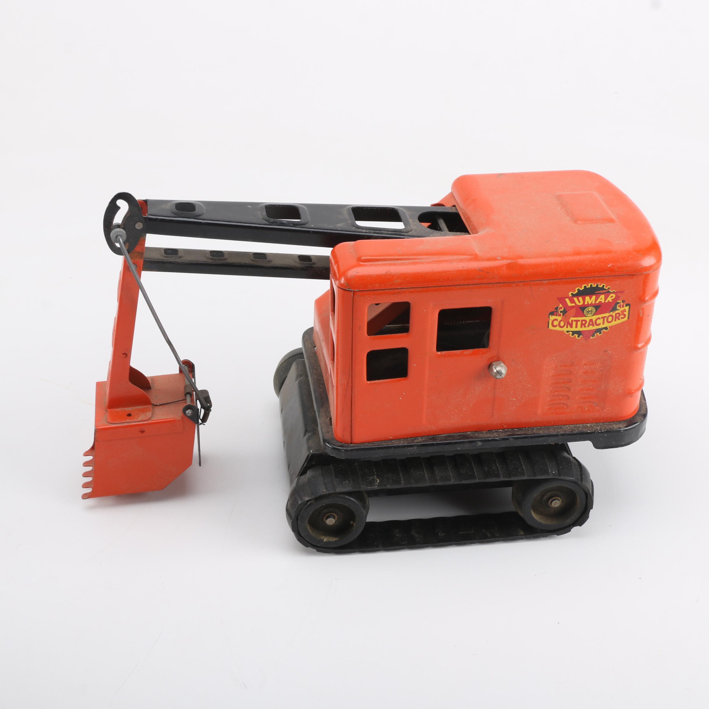 1950s Marx "Lumar Contractors" Automatic Scoop Power Shovel | EBTH