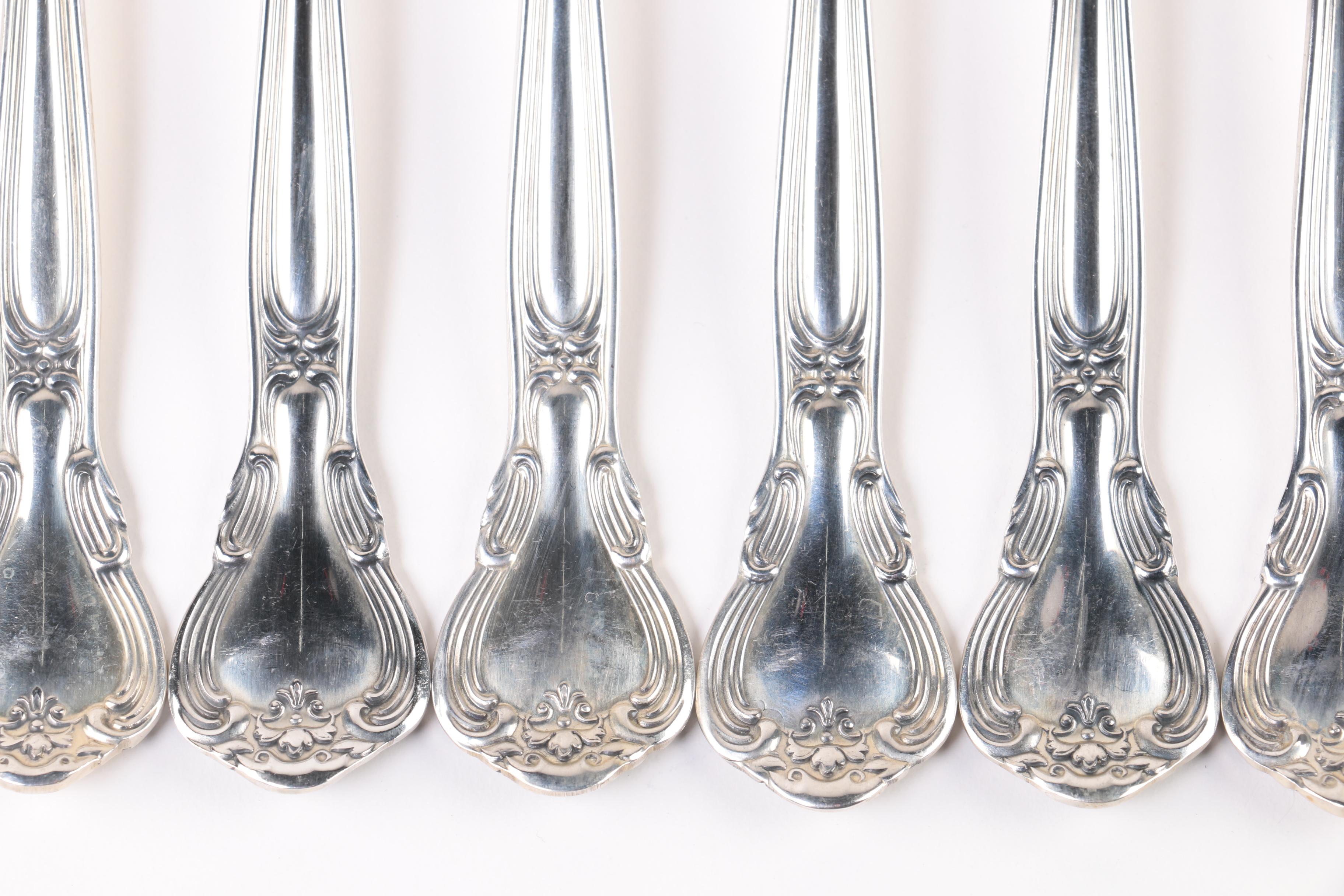 Gorham "Chantilly" Sterling Silver Flatware Set | EBTH