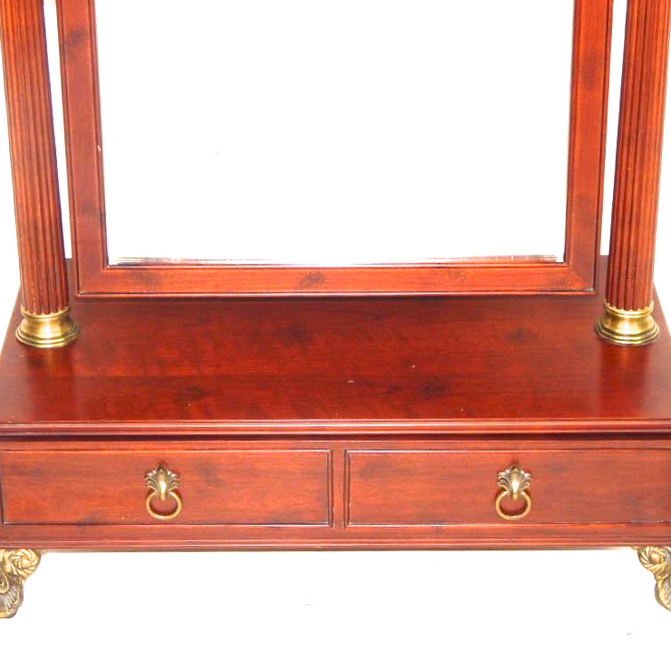 Bombay Company Wooden Standing Peer Mirror | EBTH