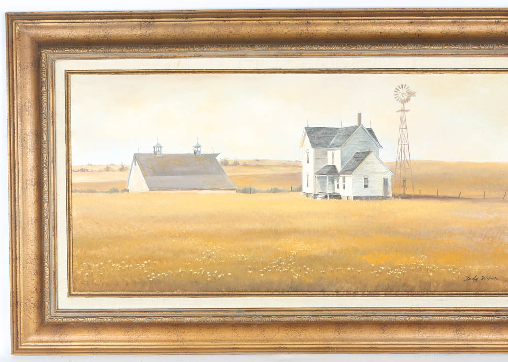 Dale Wilson Original Oil Painting on Canvas | EBTH