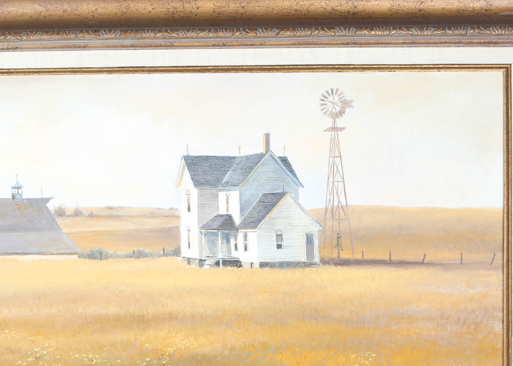 Dale Wilson Original Oil Painting on Canvas | EBTH