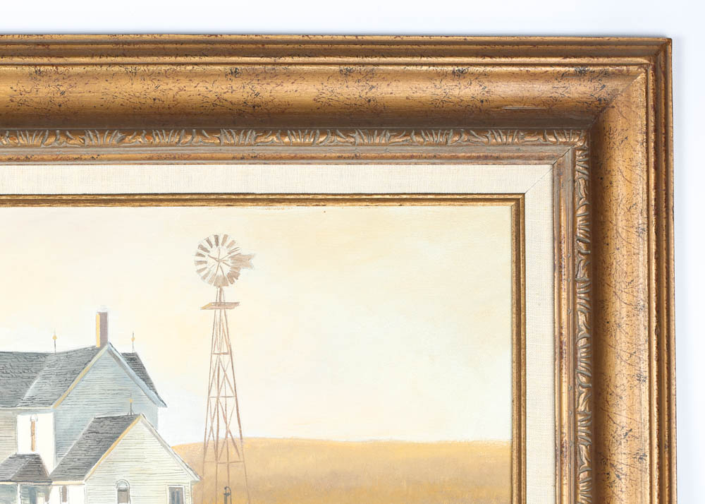 Dale Wilson Original Oil Painting on Canvas | EBTH