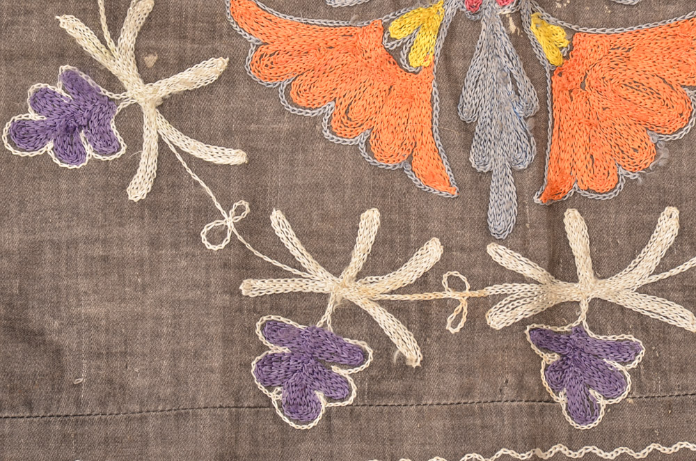 Hand Embroidered Cotton Textiles | EBTH