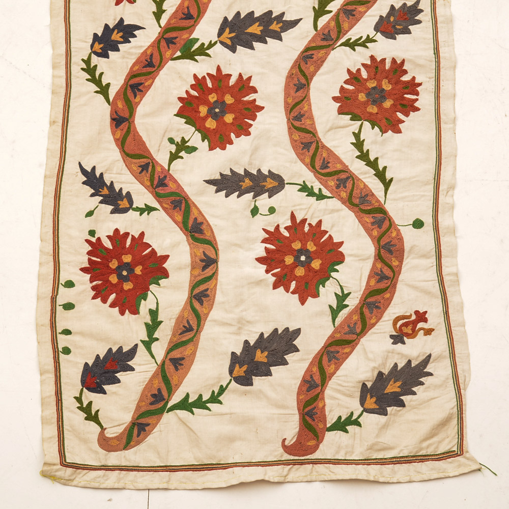 Hand Embroidered Cotton Textiles | EBTH