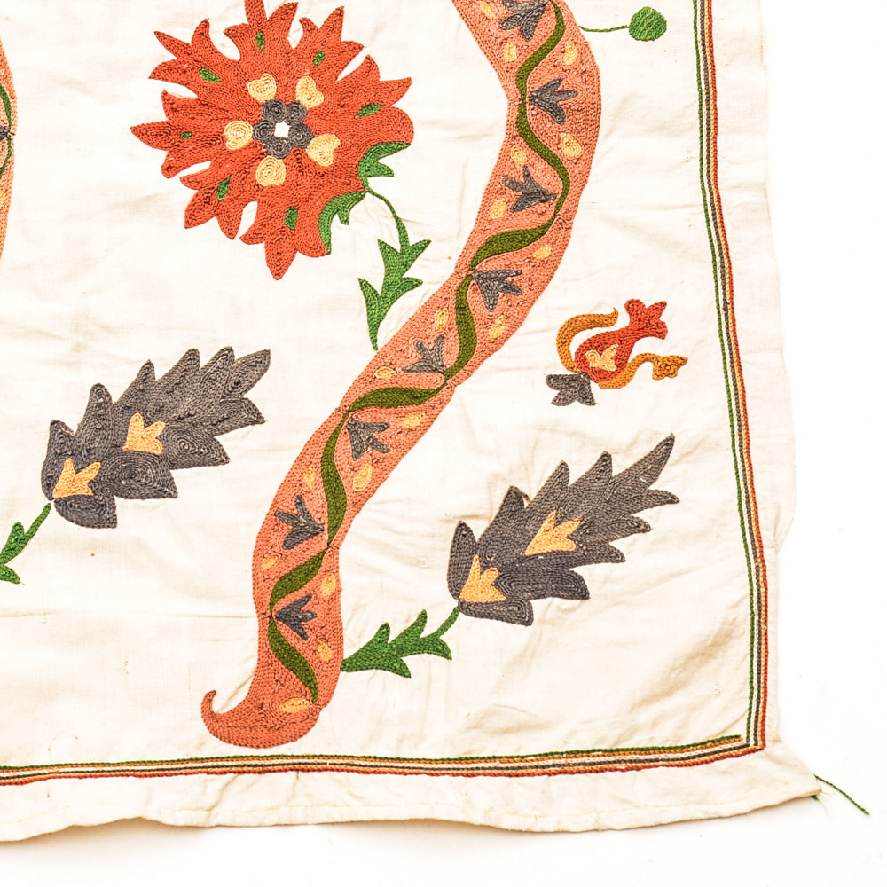 Hand Embroidered Cotton Textiles | EBTH