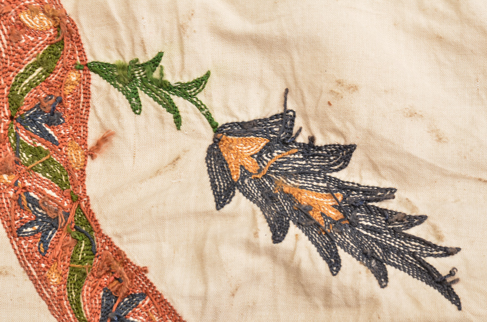 Hand Embroidered Cotton Textiles | EBTH