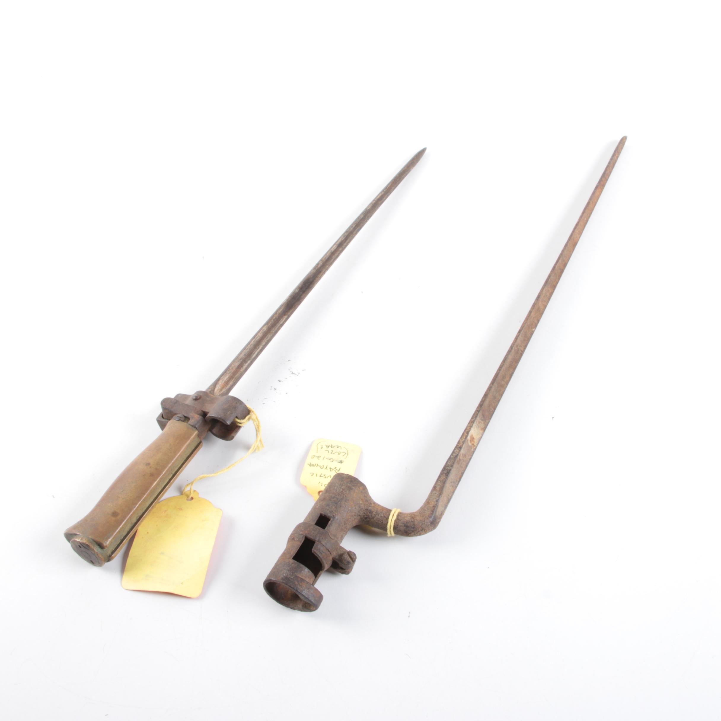 Socket and Sword Bayonets Including Trefoil Blade | EBTH
