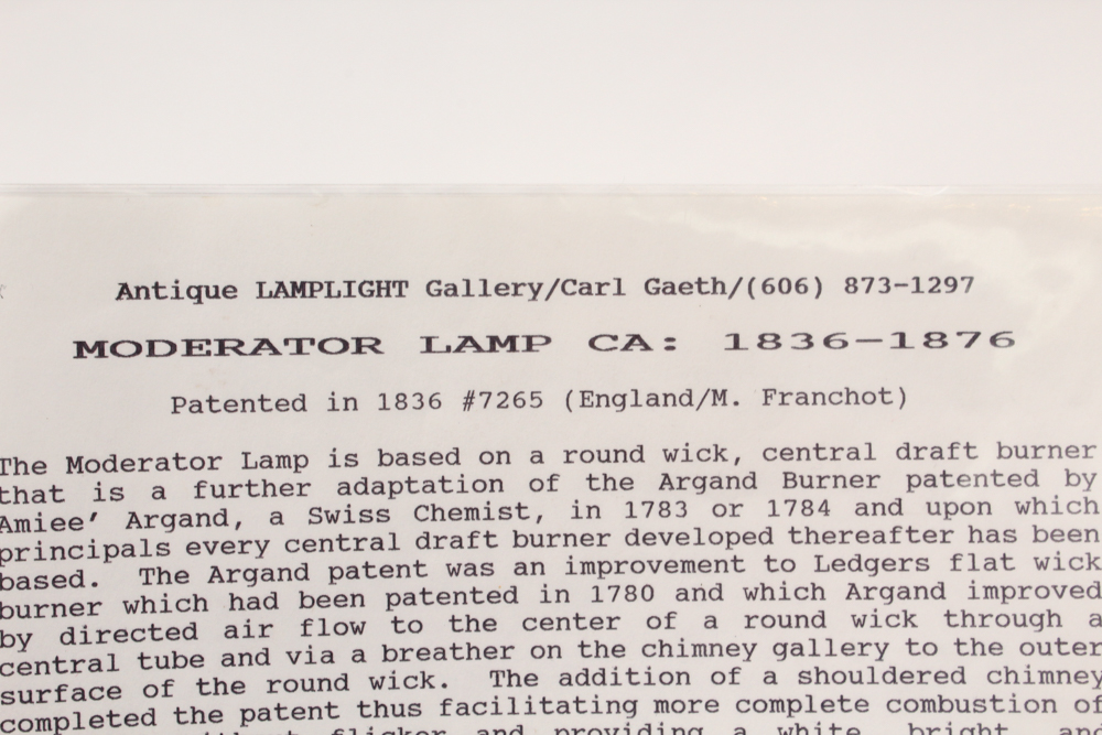 French Moderator Lamps Circa 1840 | EBTH