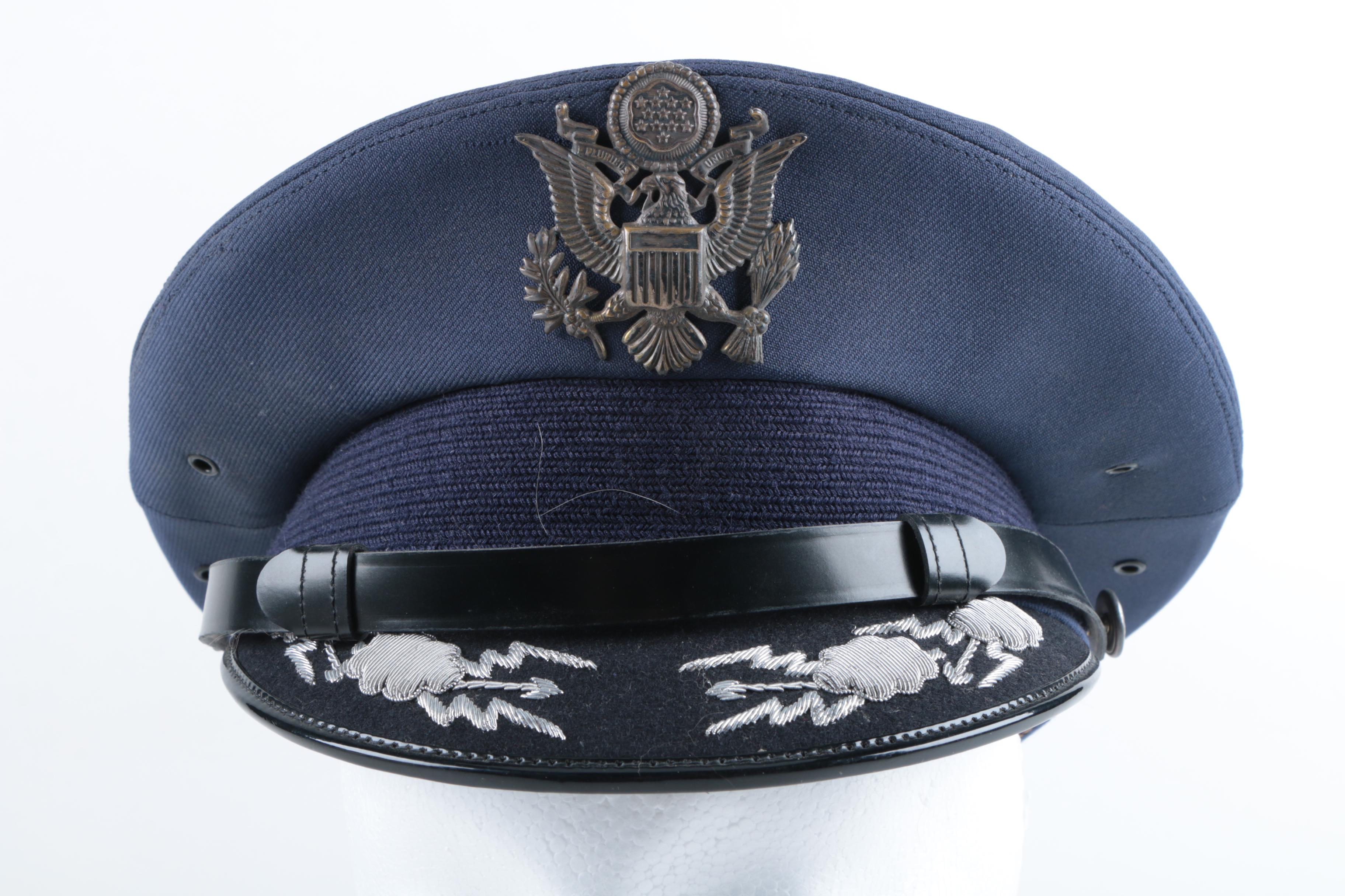 Collection of Military Dress Caps Including USAF | Everything But The House