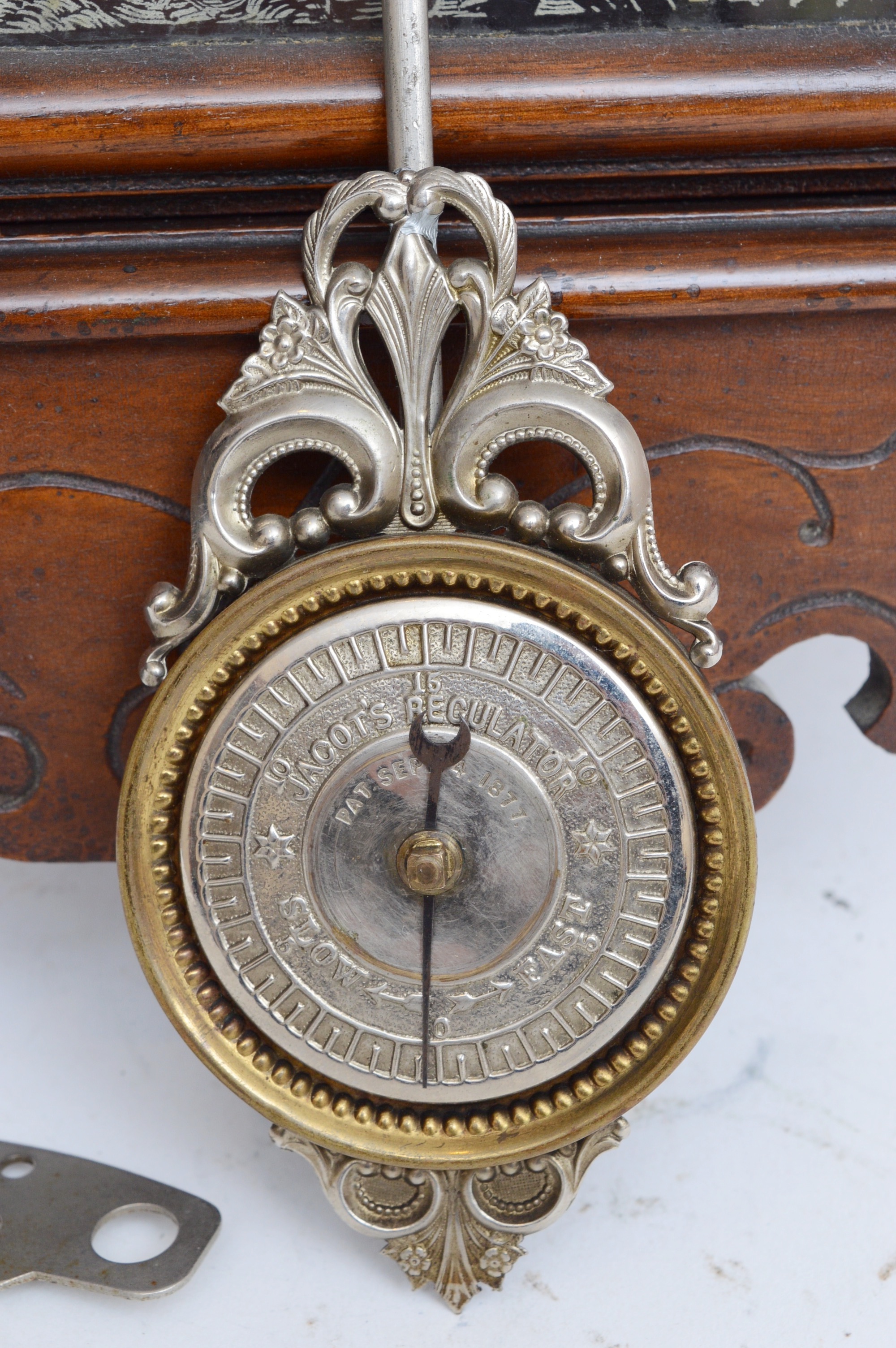 E. N. Welch Victorian Eastlake Regulator Wall Clock | EBTH