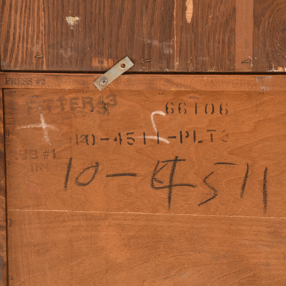 Ethan Allen Solid Maple Cabinet with Hutch | EBTH