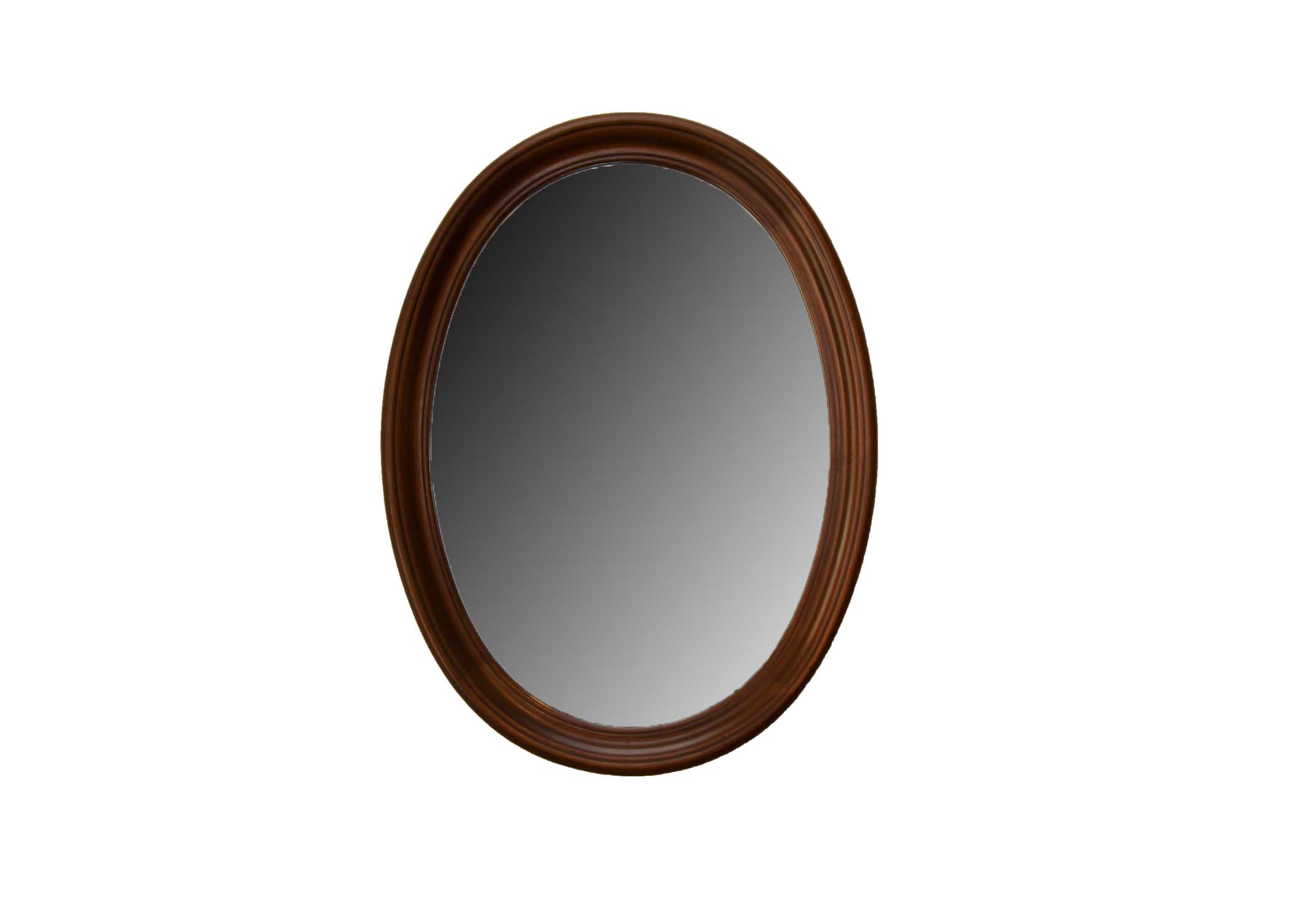 Oval Wood Framed Mirror | EBTH