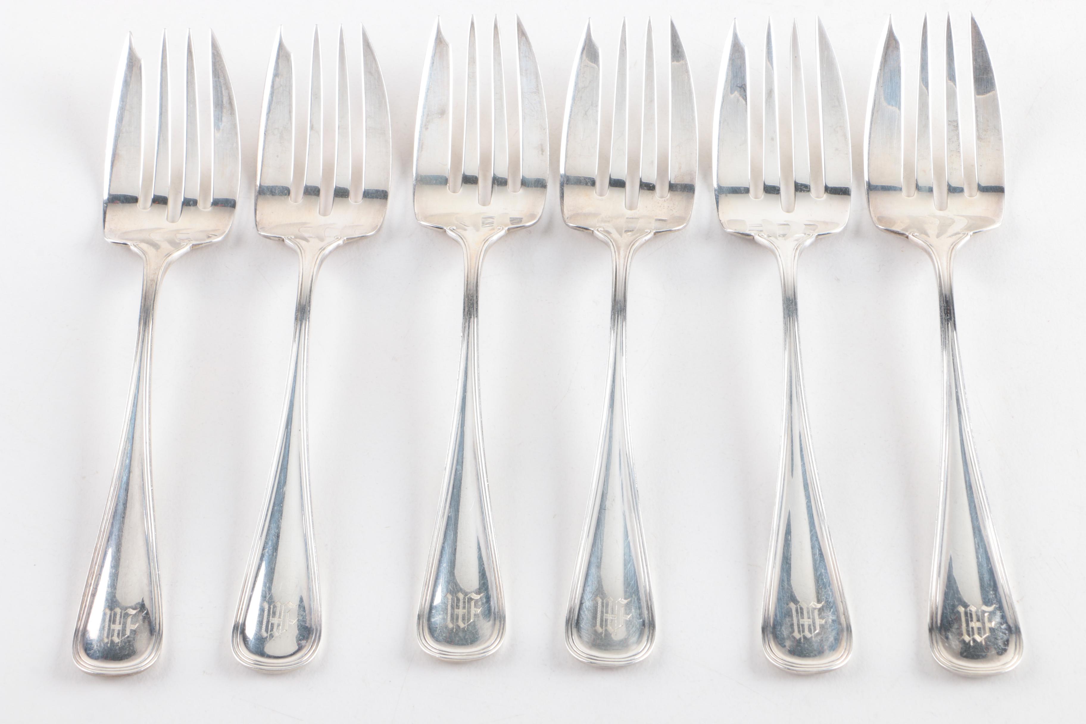 Watson Co. "Commonwealth" Sterling Silver Flatware Set | EBTH