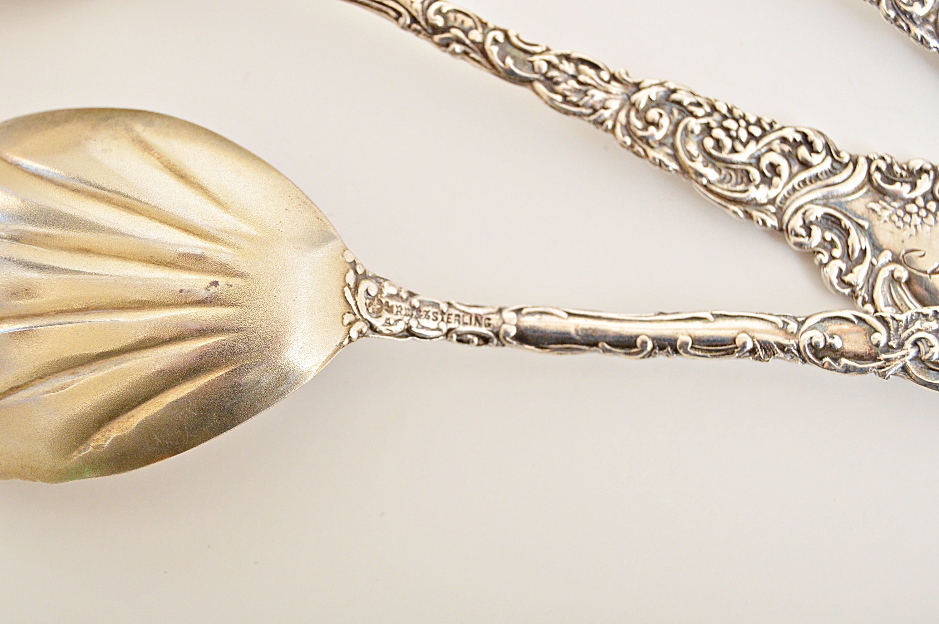 Set of Antique Wallace "Louvre" Sterling Silver Ice Cream Spoons | EBTH