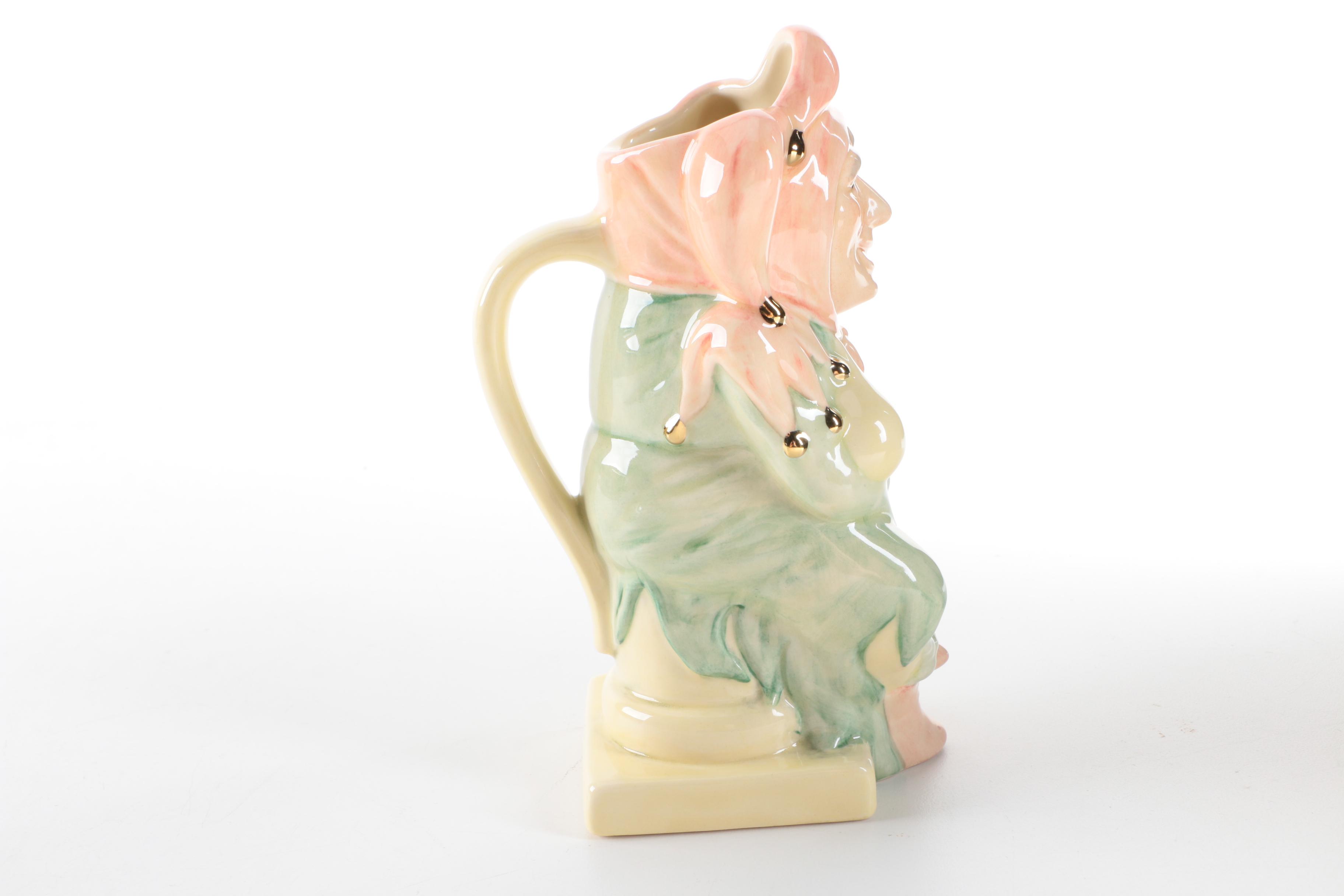 Royal Doulton "The Jester" Character Toby Jug | EBTH