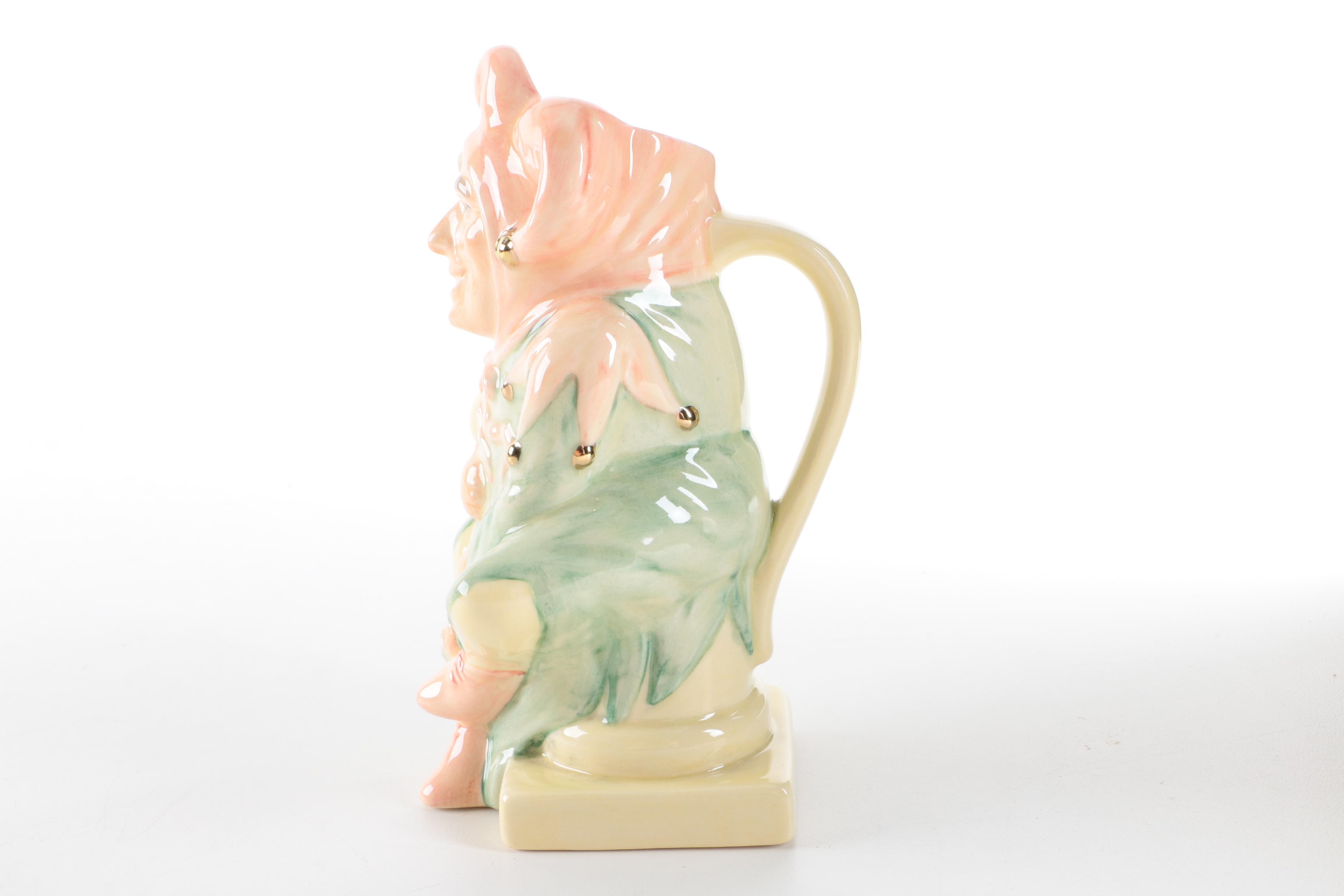 Royal Doulton "The Jester" Character Toby Jug | EBTH