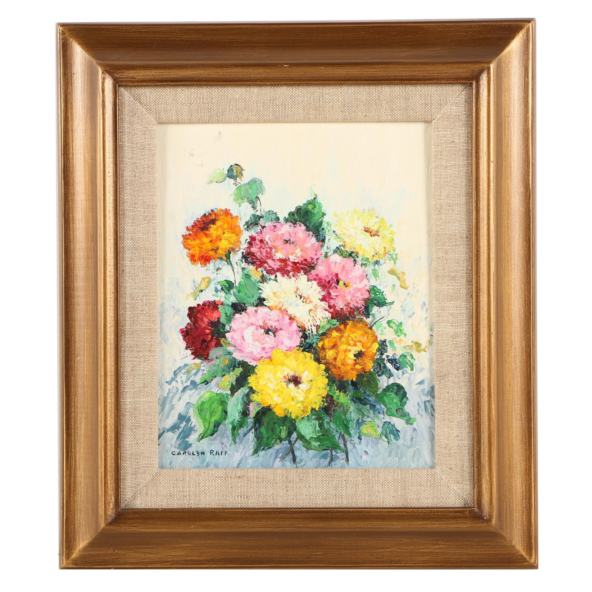 1972 Carolyn Raff Oil Painting | EBTH