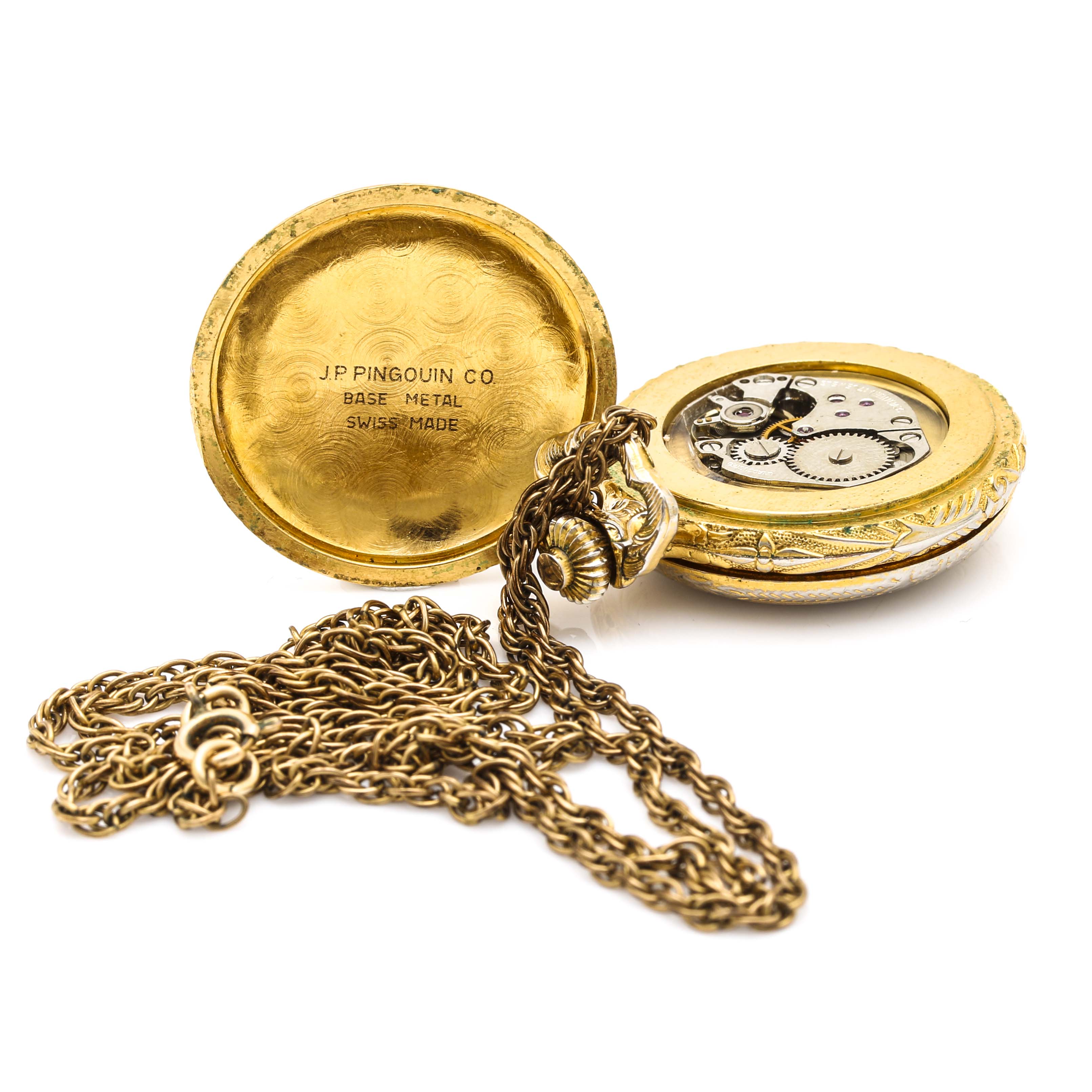 Nastrix Pocket Watch Pendant and Chain | EBTH