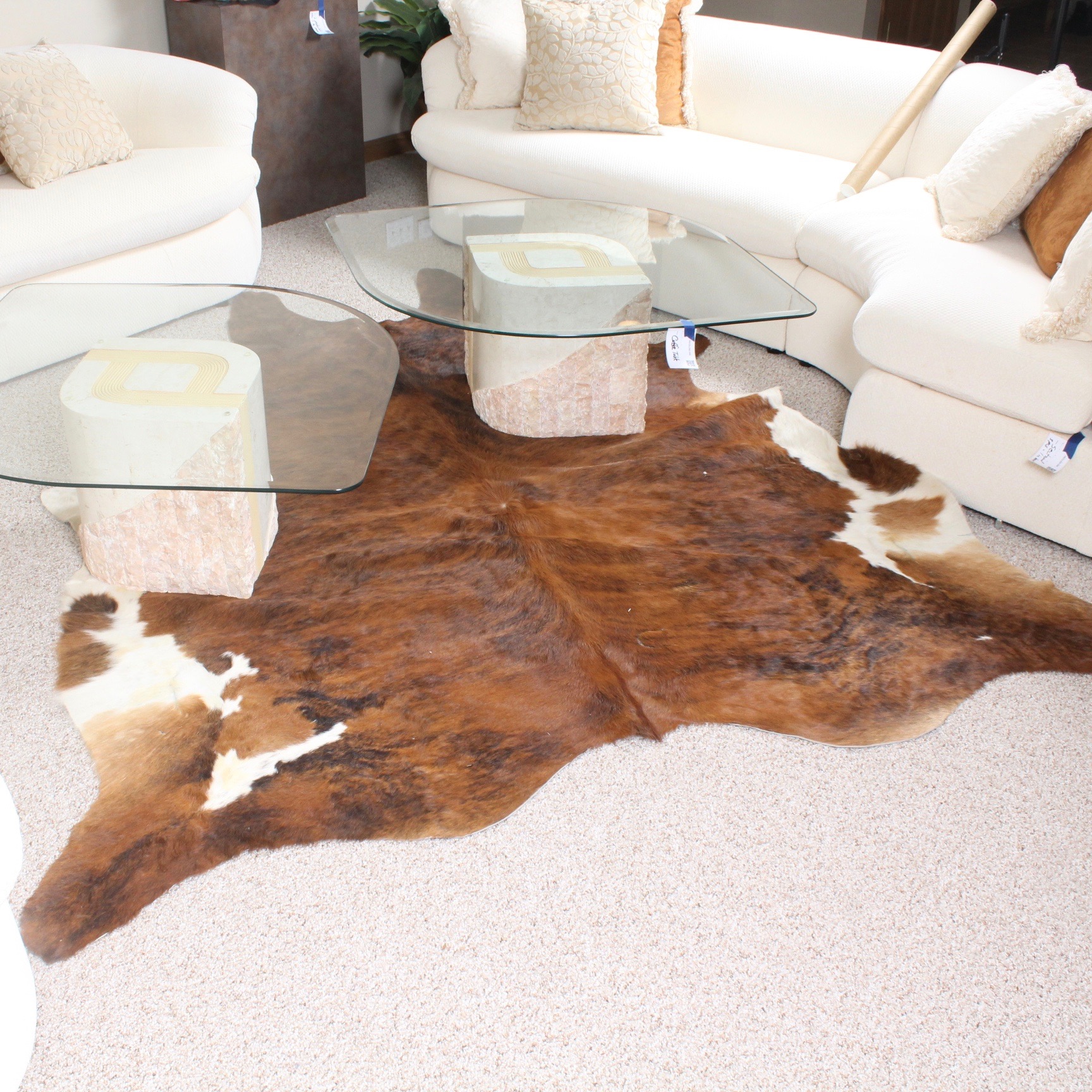 Brazilian Steer Hide Area Rug | EBTH