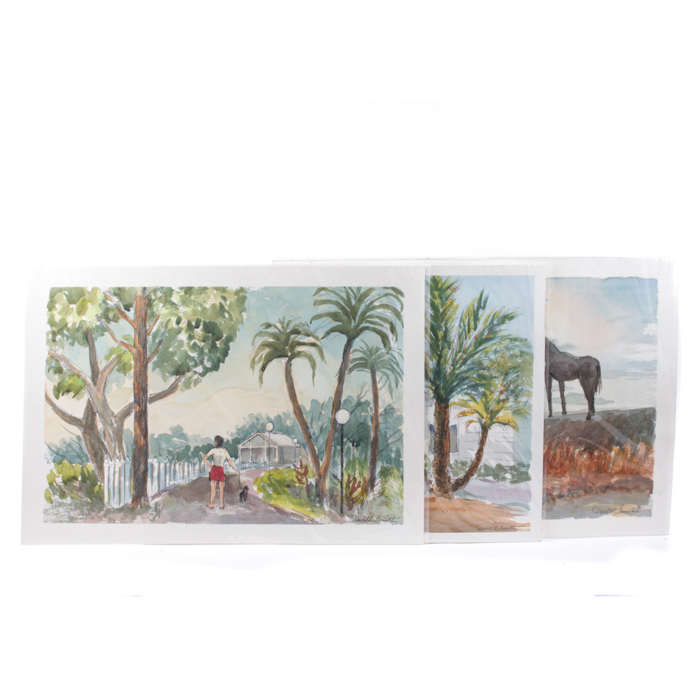 Watercolor Paintings by David L. Smith | EBTH