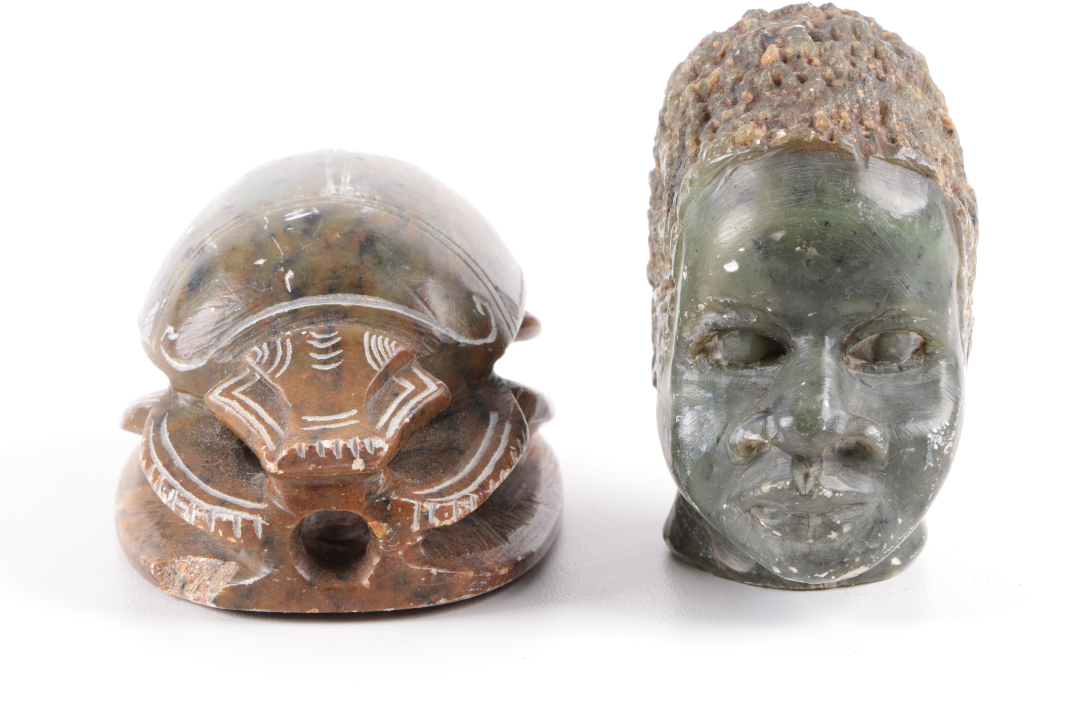 Soapstone and Metal Carvings and Pendants | EBTH