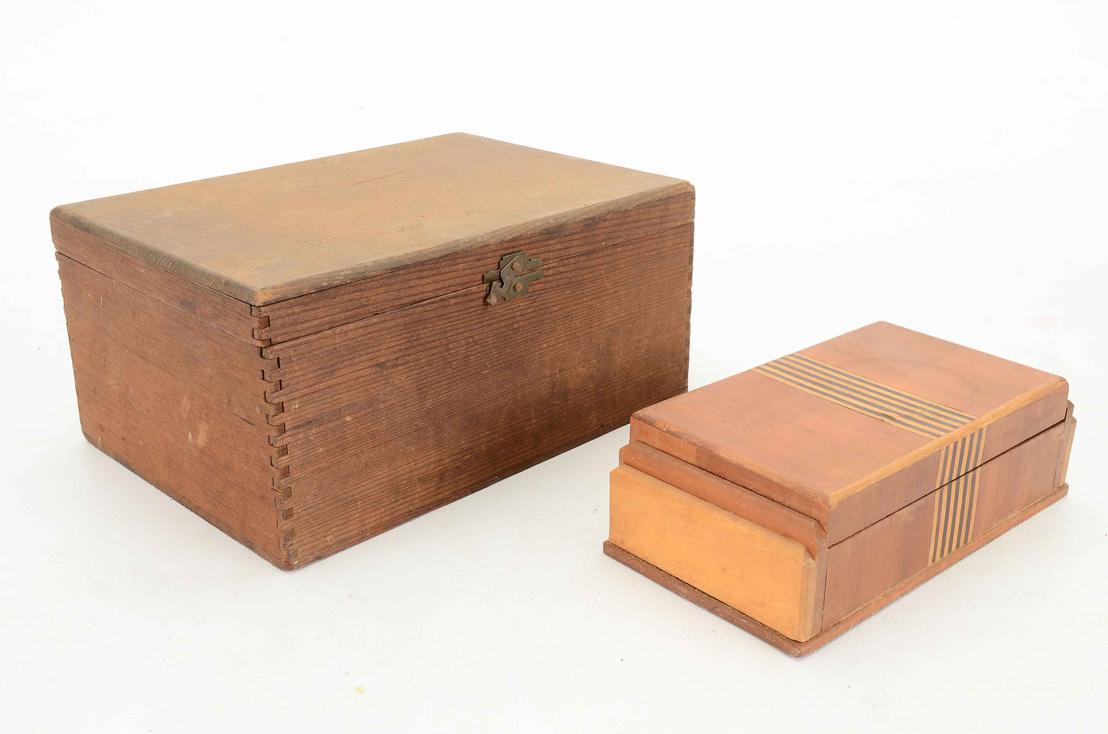 Assorted Decorative Vintage Wooden Boxes | EBTH