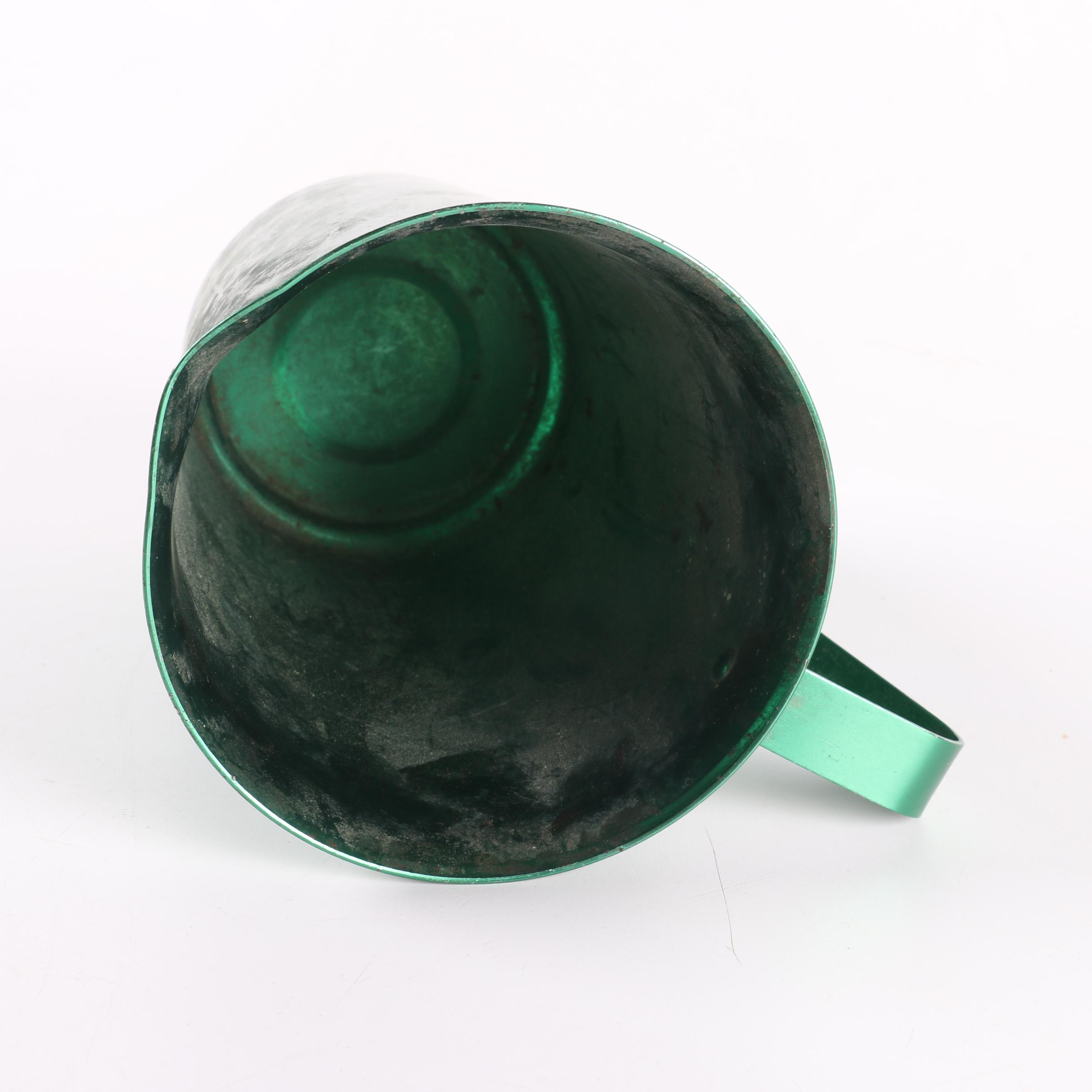 Vintage Sunburst Aluminum Pitcher and Bascal Tumblers | EBTH