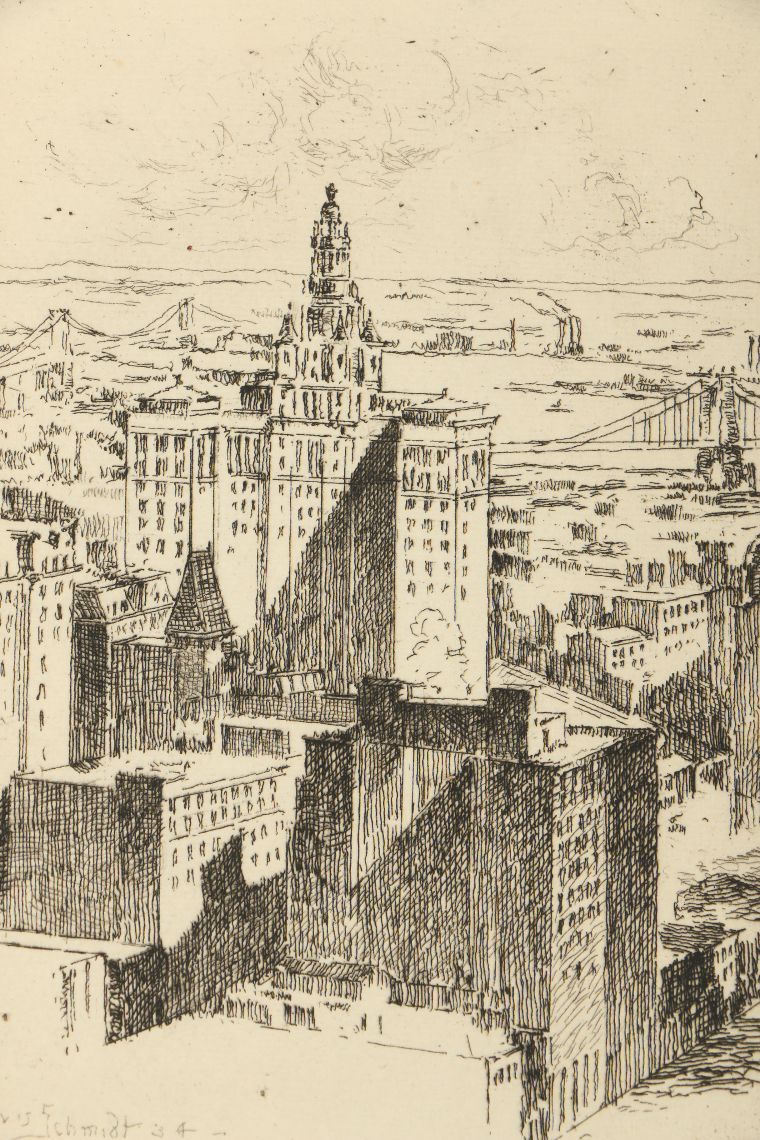 Louis Schmidt Etchings with Drypoint | EBTH