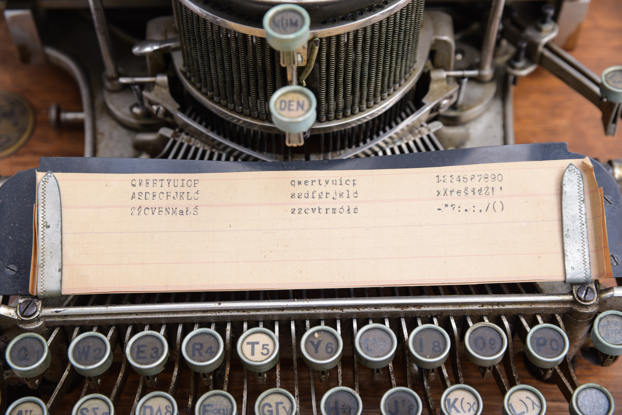 1910s Hammond Multiplex Typewriter with Interchangeable Type Shuttle ...