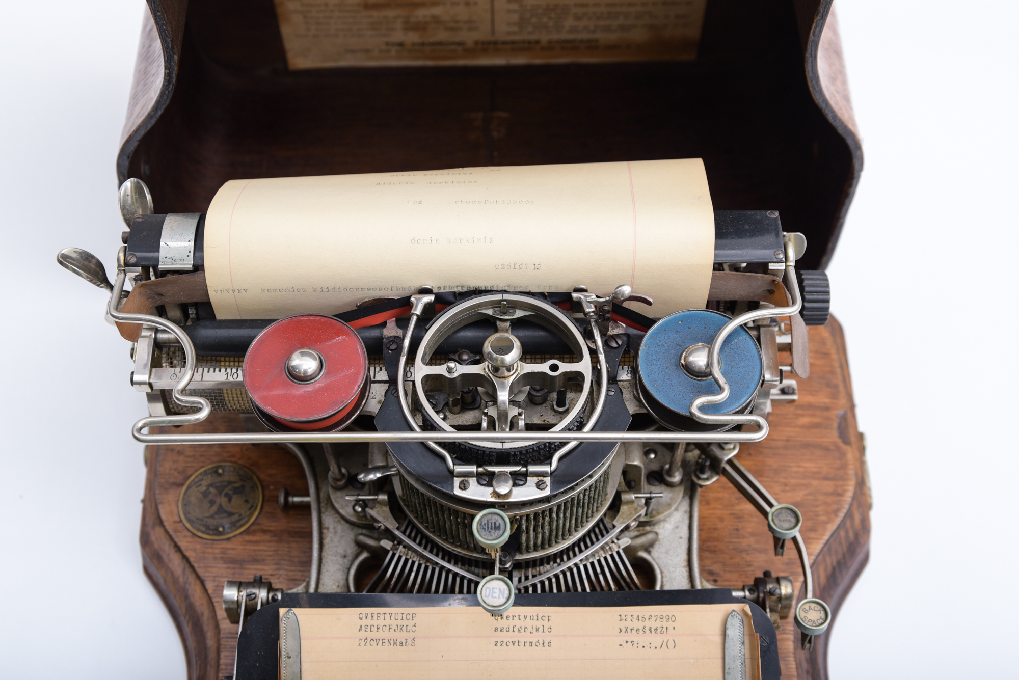1910s Hammond Multiplex Typewriter with Interchangeable Type Shuttle ...