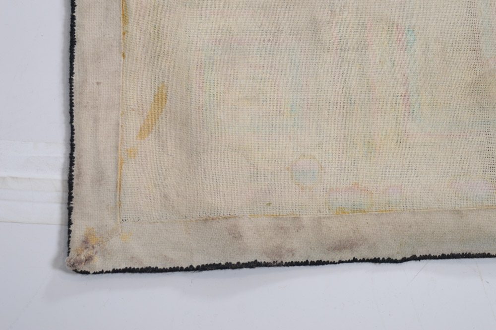 Hooked Area Rug in Geometric Pattern | EBTH