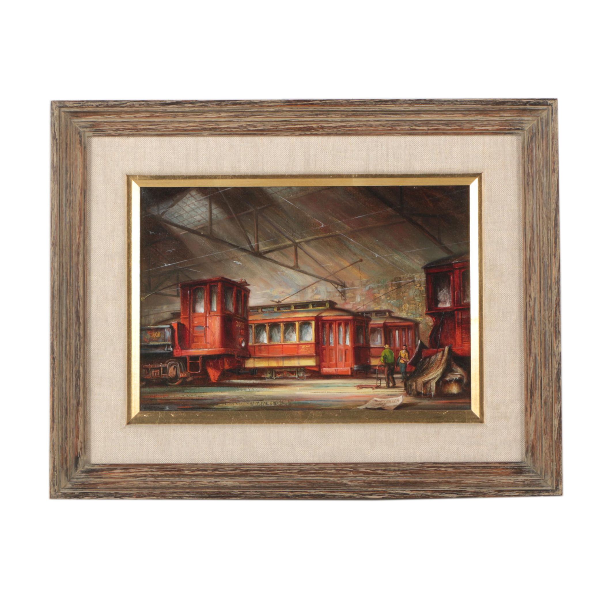 1975 Melvin Miller Oil Painting | EBTH