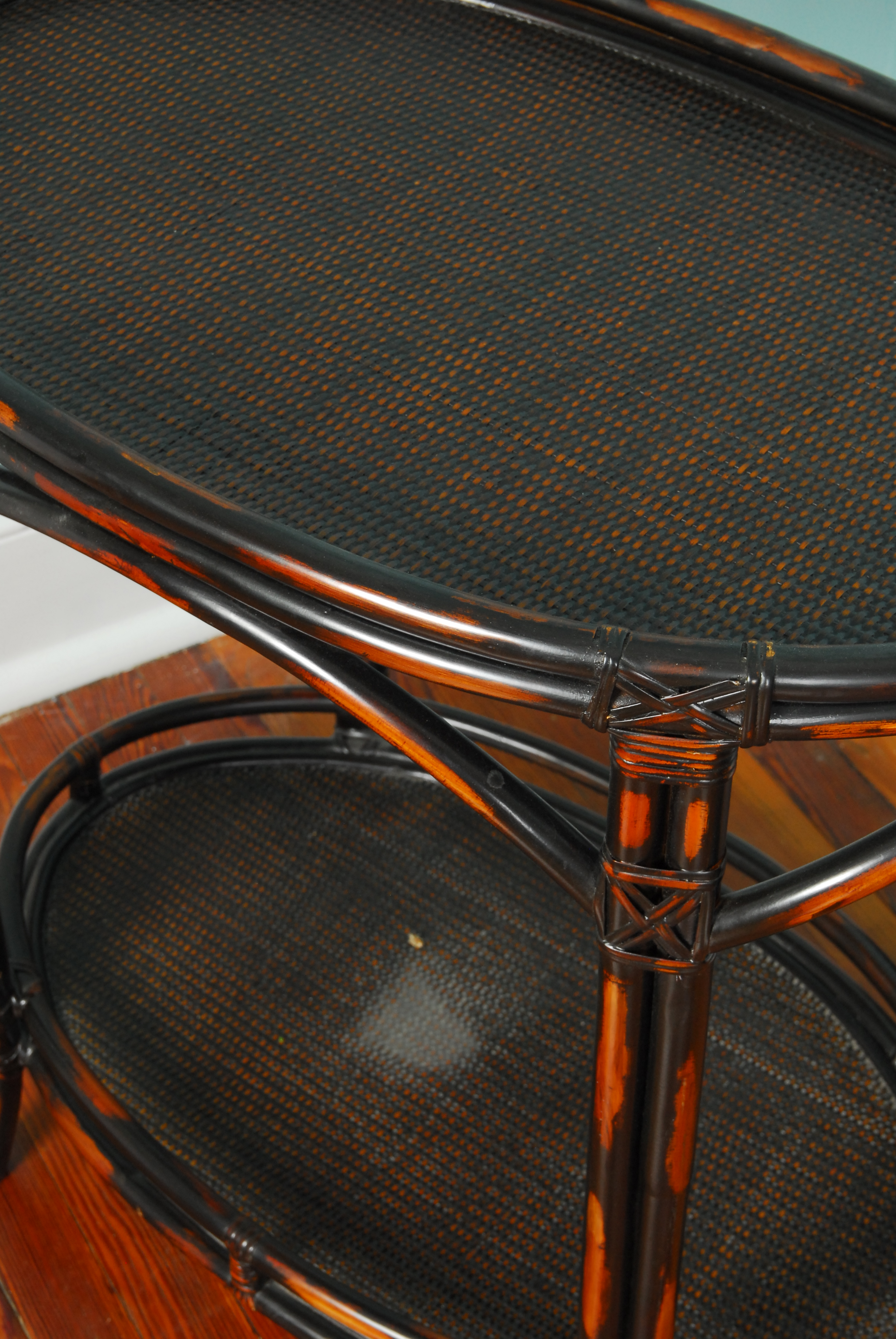 Rattan Tray Top Table by Pier 1 Imports | EBTH