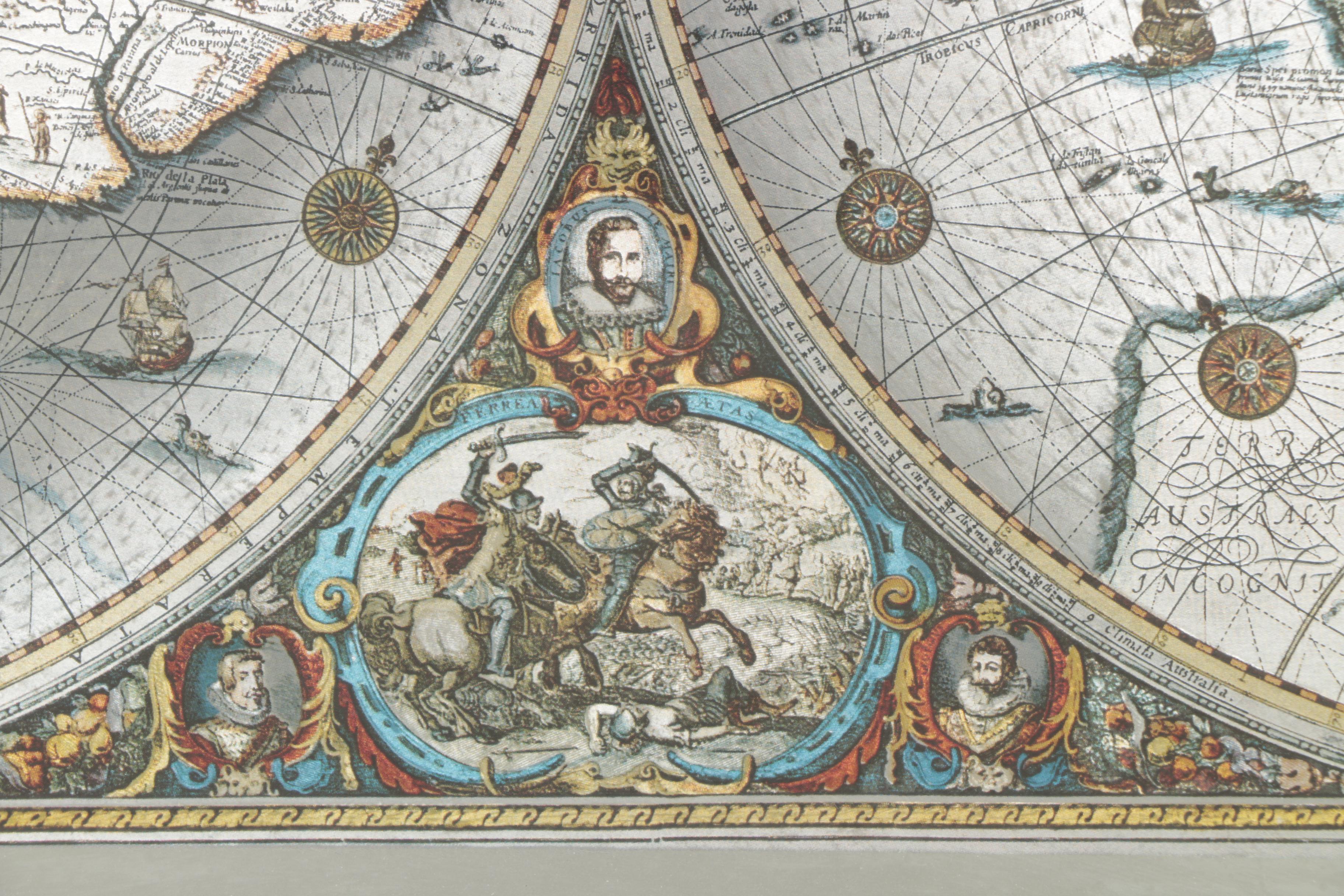 Offset Lithograph of Blaeu Wall Map | EBTH