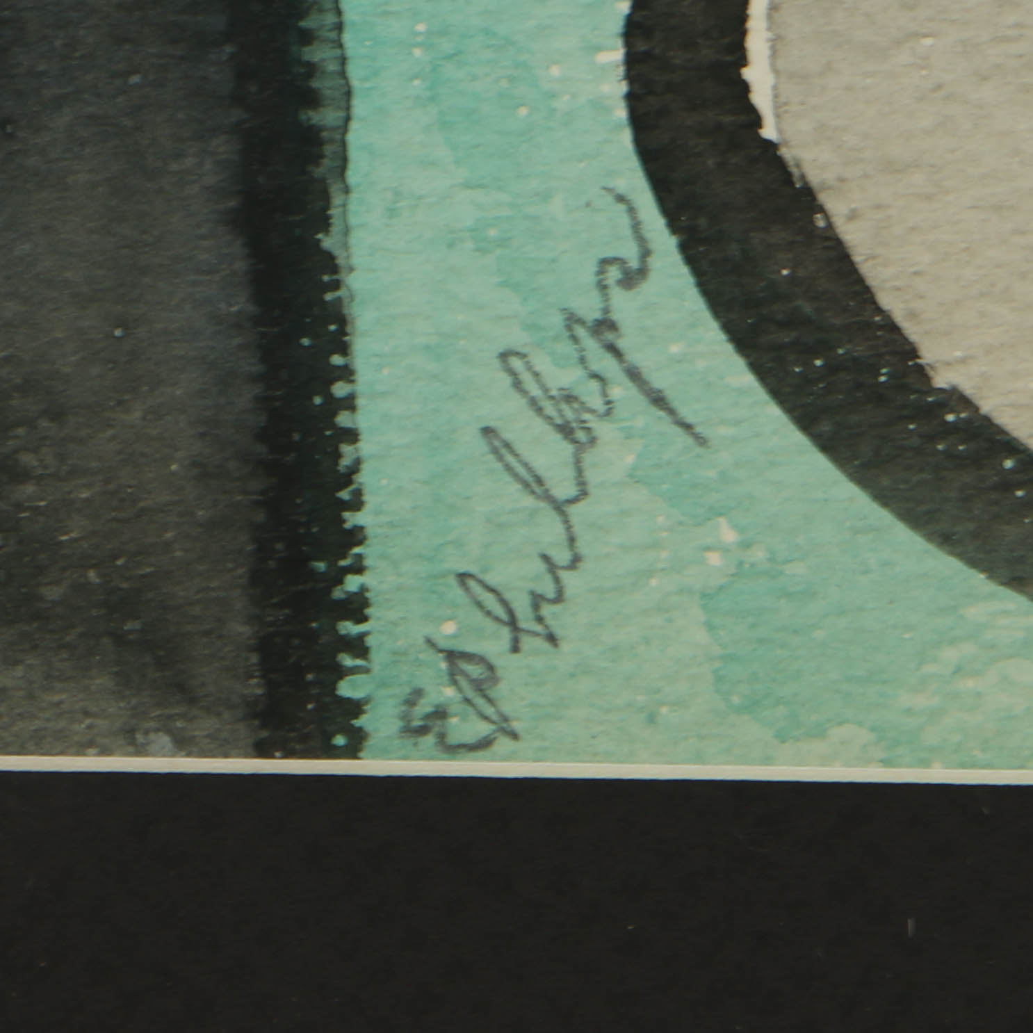 Esther Phillips Figural Watercolor Painting | EBTH