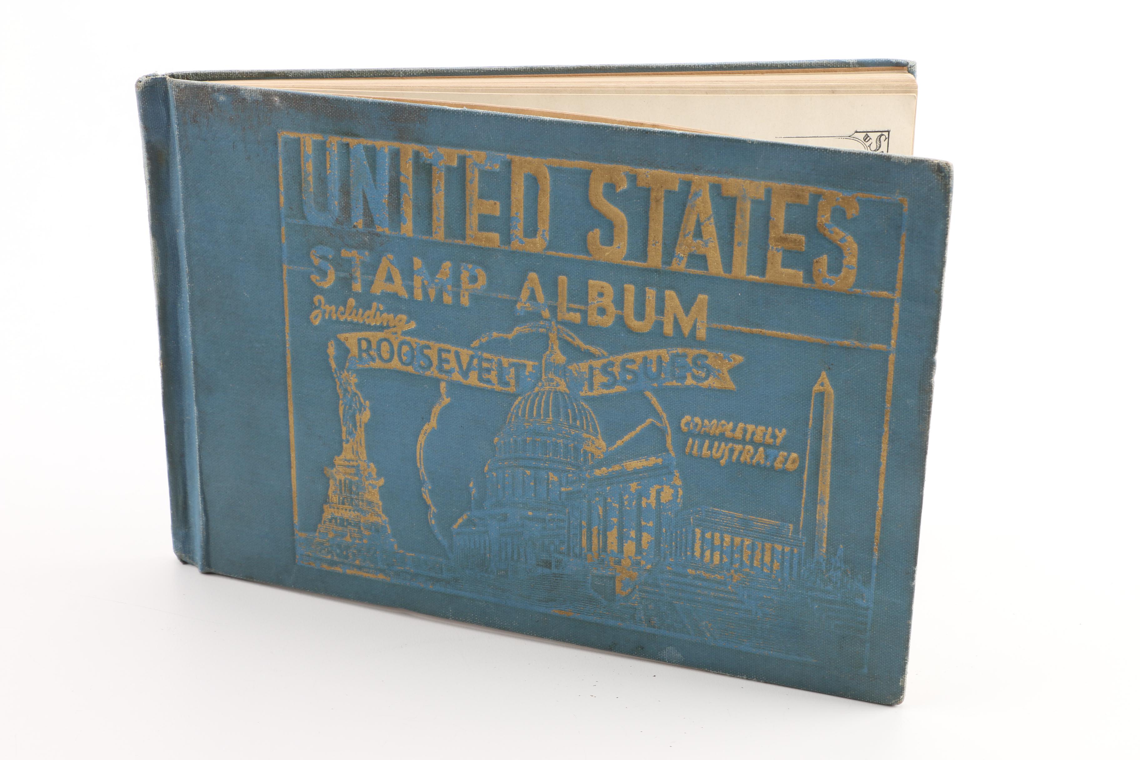 Framed Postage Stamps and Postage Stamp Album | EBTH