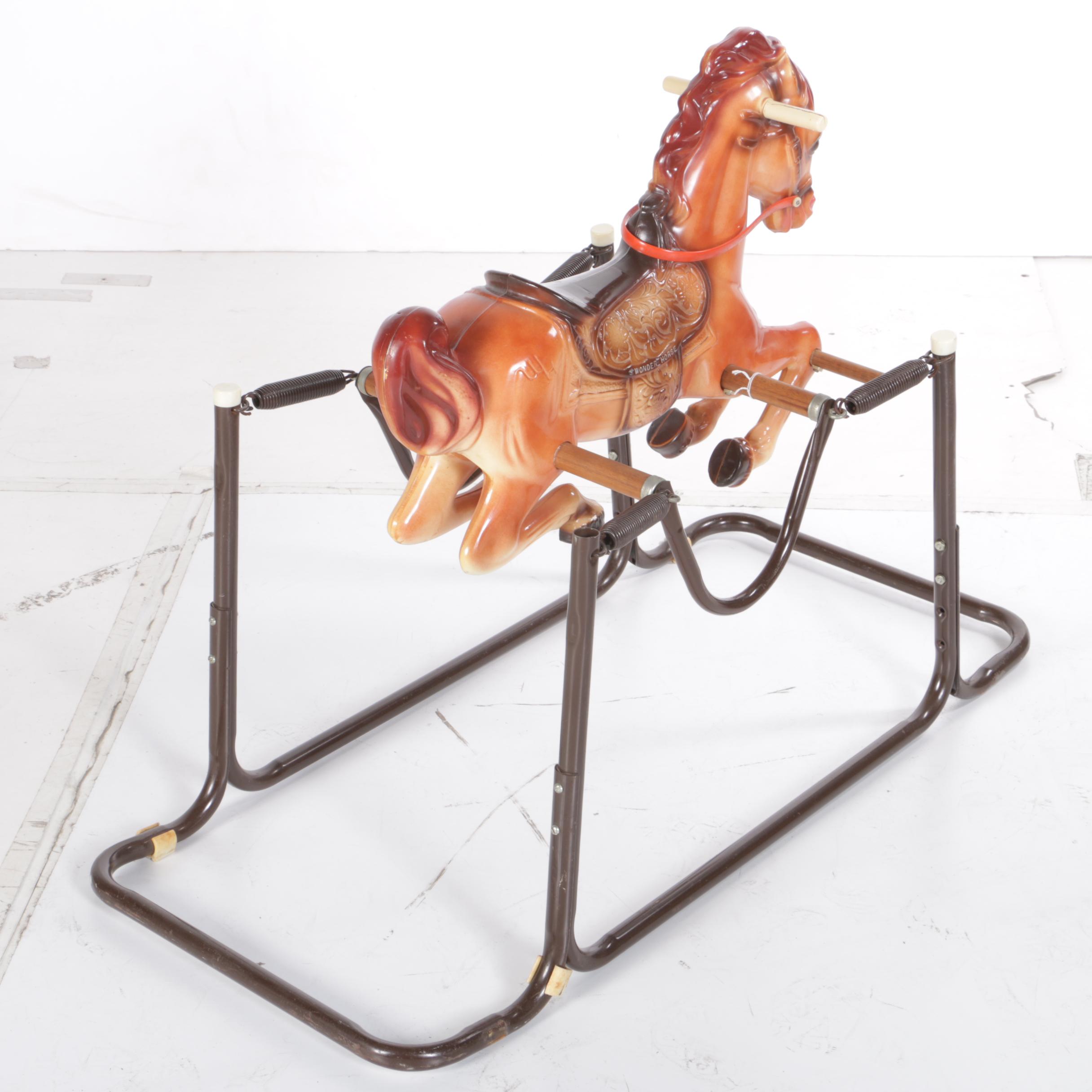 Vintage Wonder Horse Spring Suspension Rocking Horse | EBTH