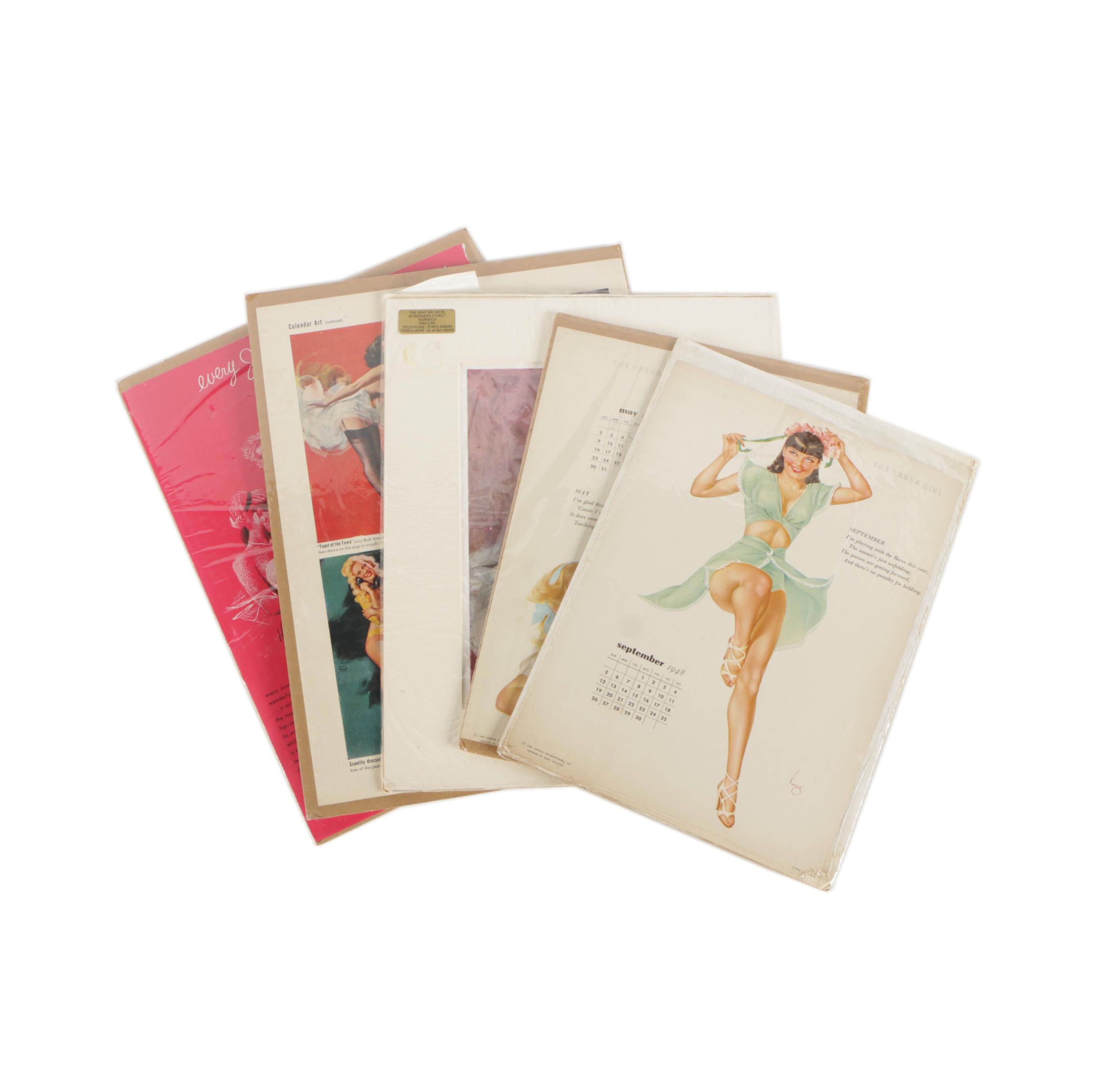 Offset Lithographic Prints from Varga and Other Pin-Up Calendar Art | EBTH