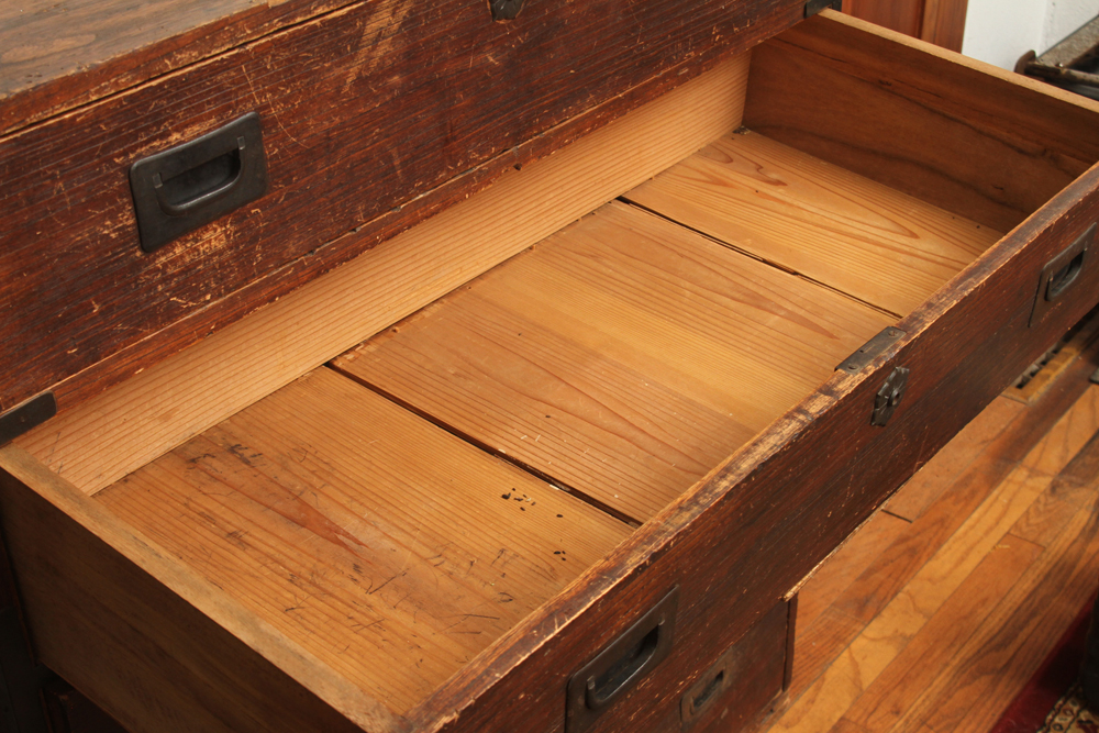 Vintage Campaign Style Stacking Chest of Drawers | Everything But The House